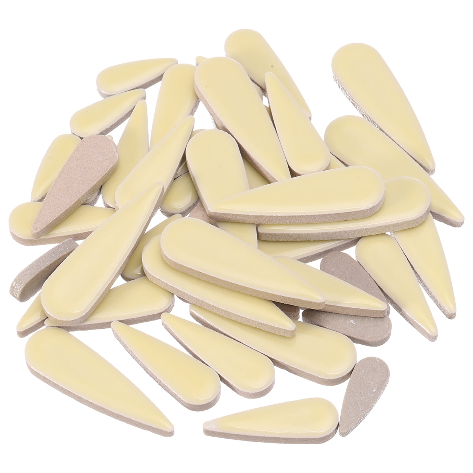 Uxcell 100g Petal Mosaic Tiles for Crafts Tear Drop Porcelain Mosaic ...