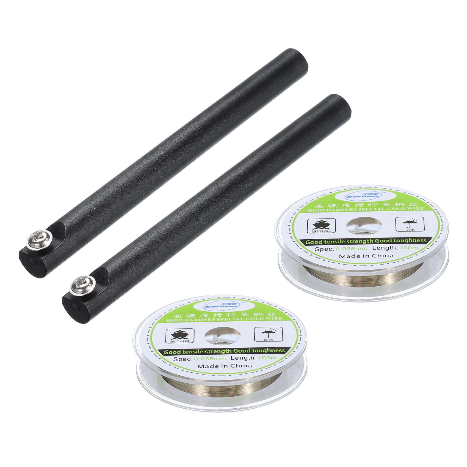 Uxcell 100m Molybdenum Screen Cutting Wire Line with Handle Phone LCD Cutting Wire Glass ...