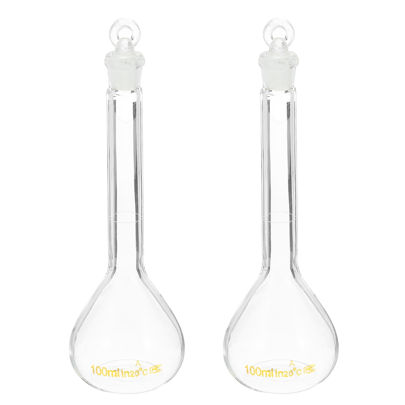 Uxcell 100ml Tolerance 0.1ml 3.3 Borosilicate Glass Volumetric Flask ...