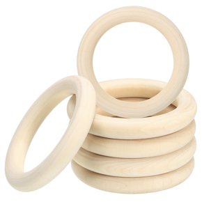 Wood Craft Rings for DIY Jewelry and Decor | Arts Crafts & Sewing