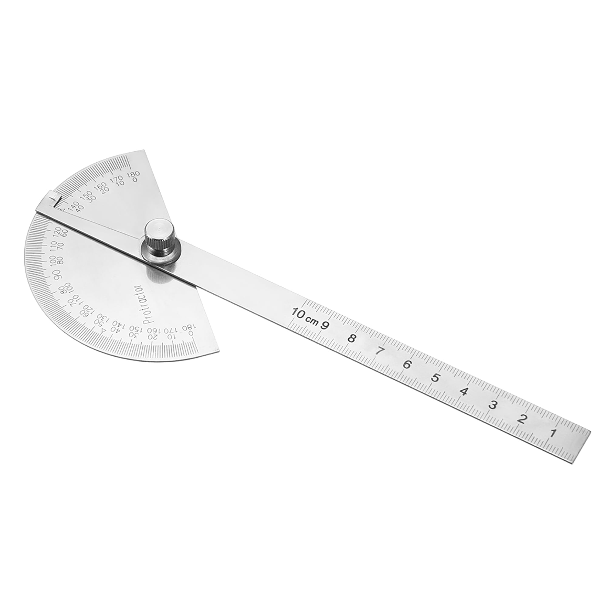Uxcell 100mm(4") Protractor Ruler Swing Arm 0-180 Degrees - Walmart.com