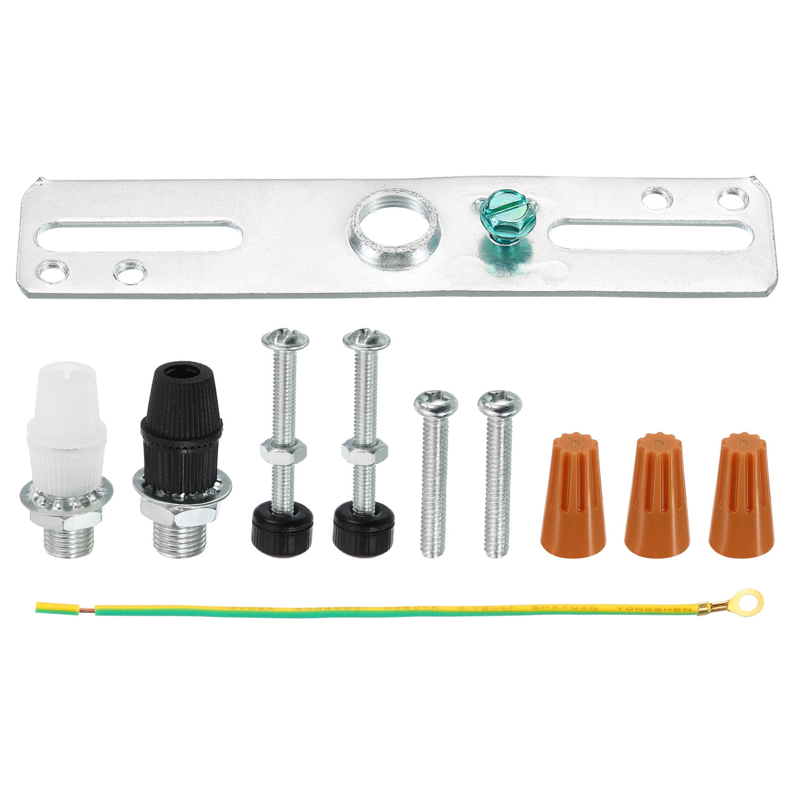 Uxcell 100mm Ceiling Light Plate Kit Lighting Fixture Crossbar Mounting ...