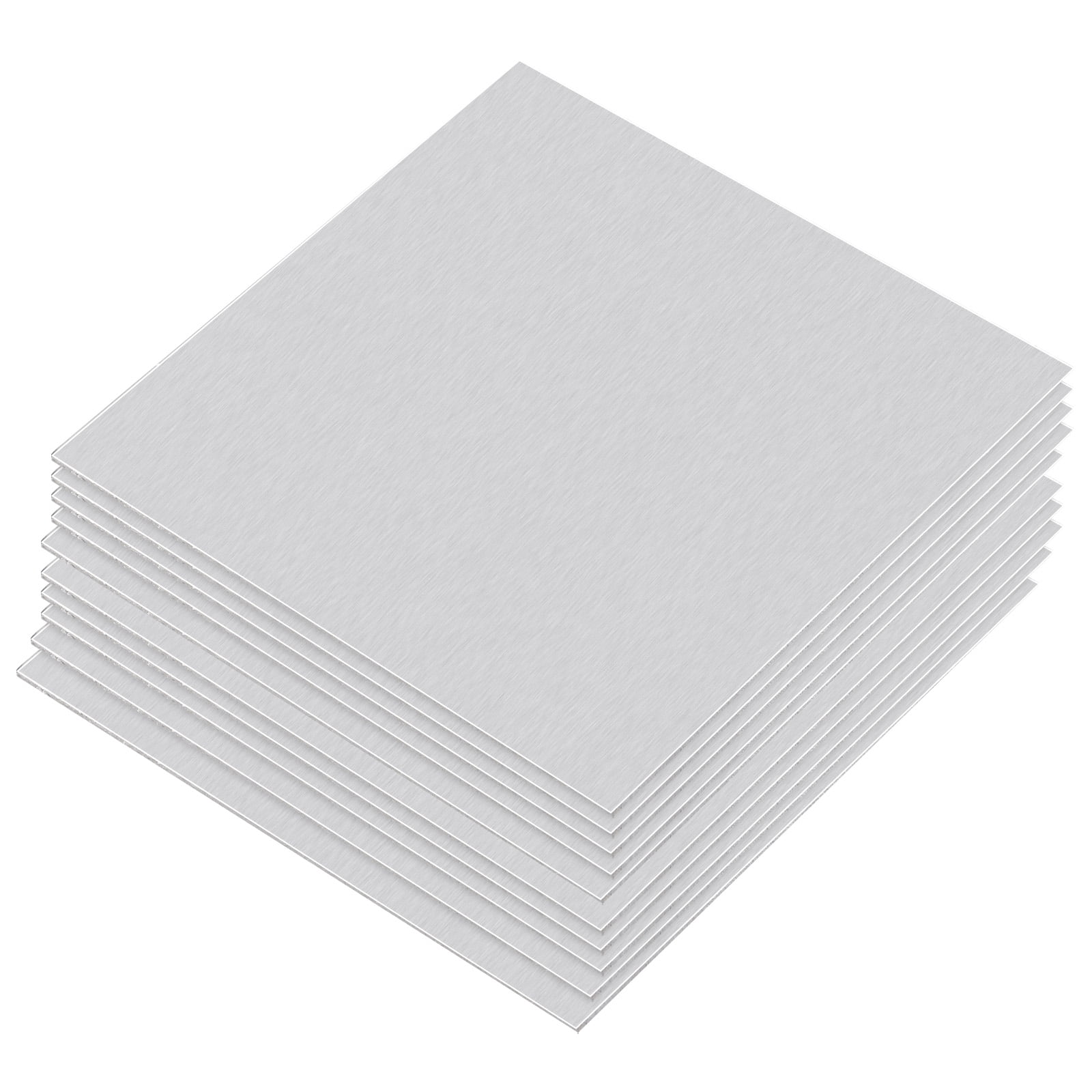 Uxcell 100mm x 100mm x 1mm Rectangle 1060 Aluminum Sheet Flat Metal ...