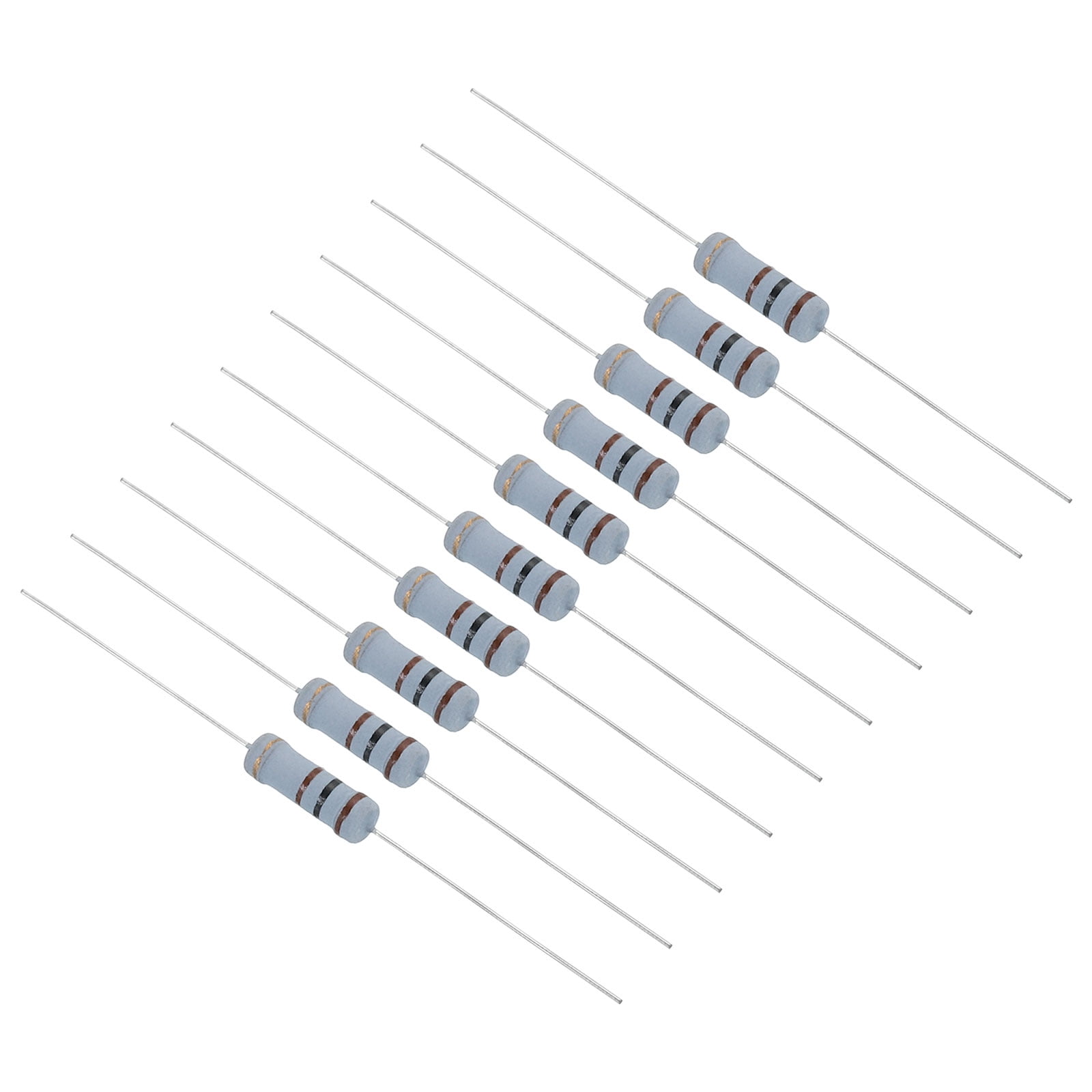 Uxcell 100ohm Carbon Film Resistor 50 Pack 1W 5% Metal Film Resistor ...