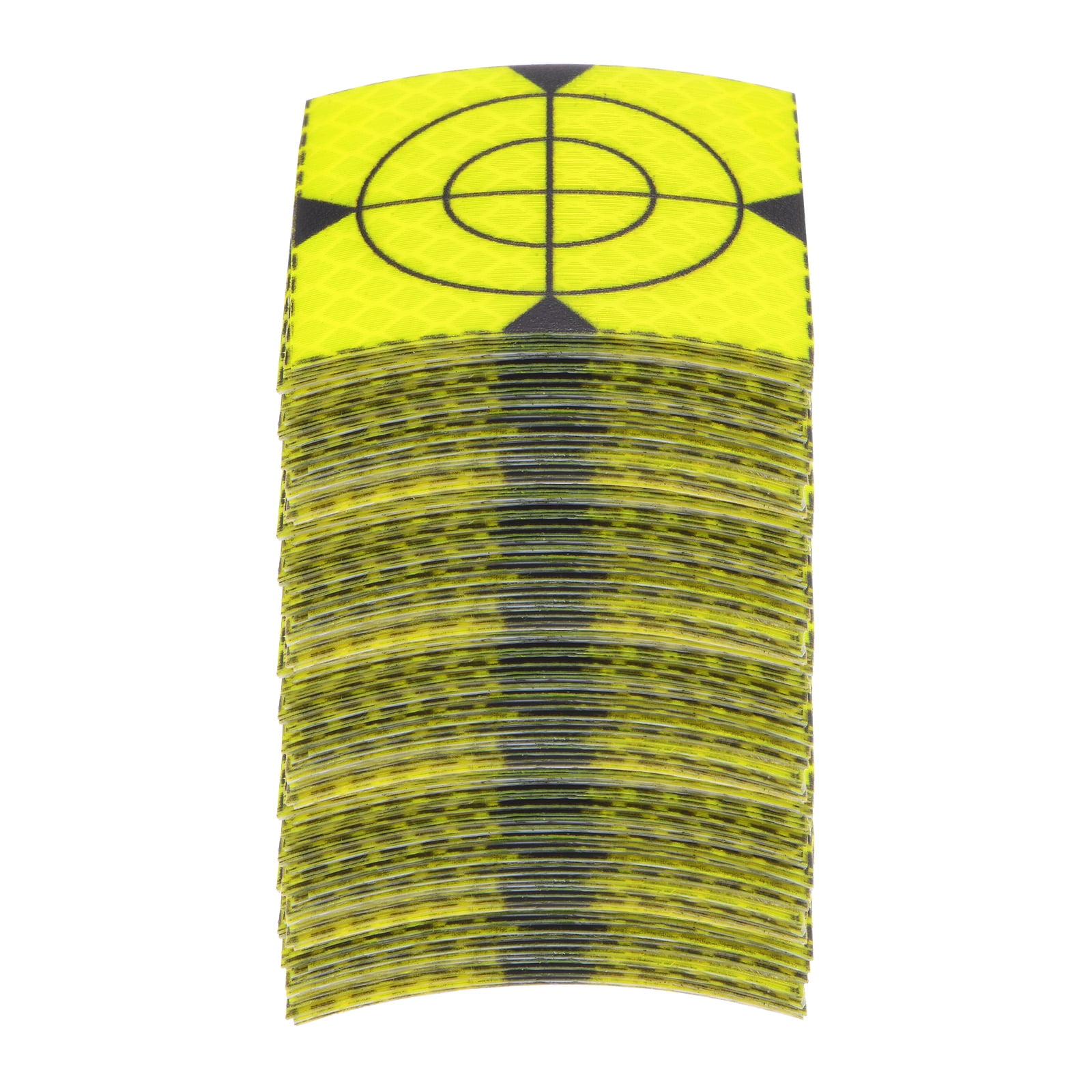 Uxcell 100packs Survey Reflector Sheets 50mm Self-adhesive Survey ...