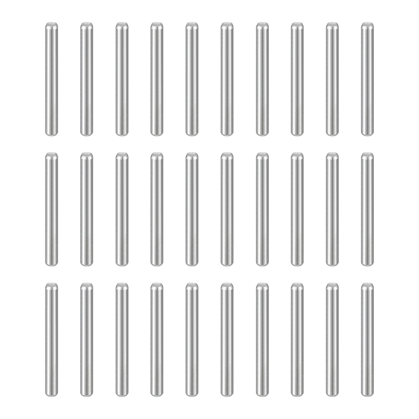 Uxcell 100pcs Dowel Pins M1.5(1.5mm) x 15mm 304 Stainless Steel ...