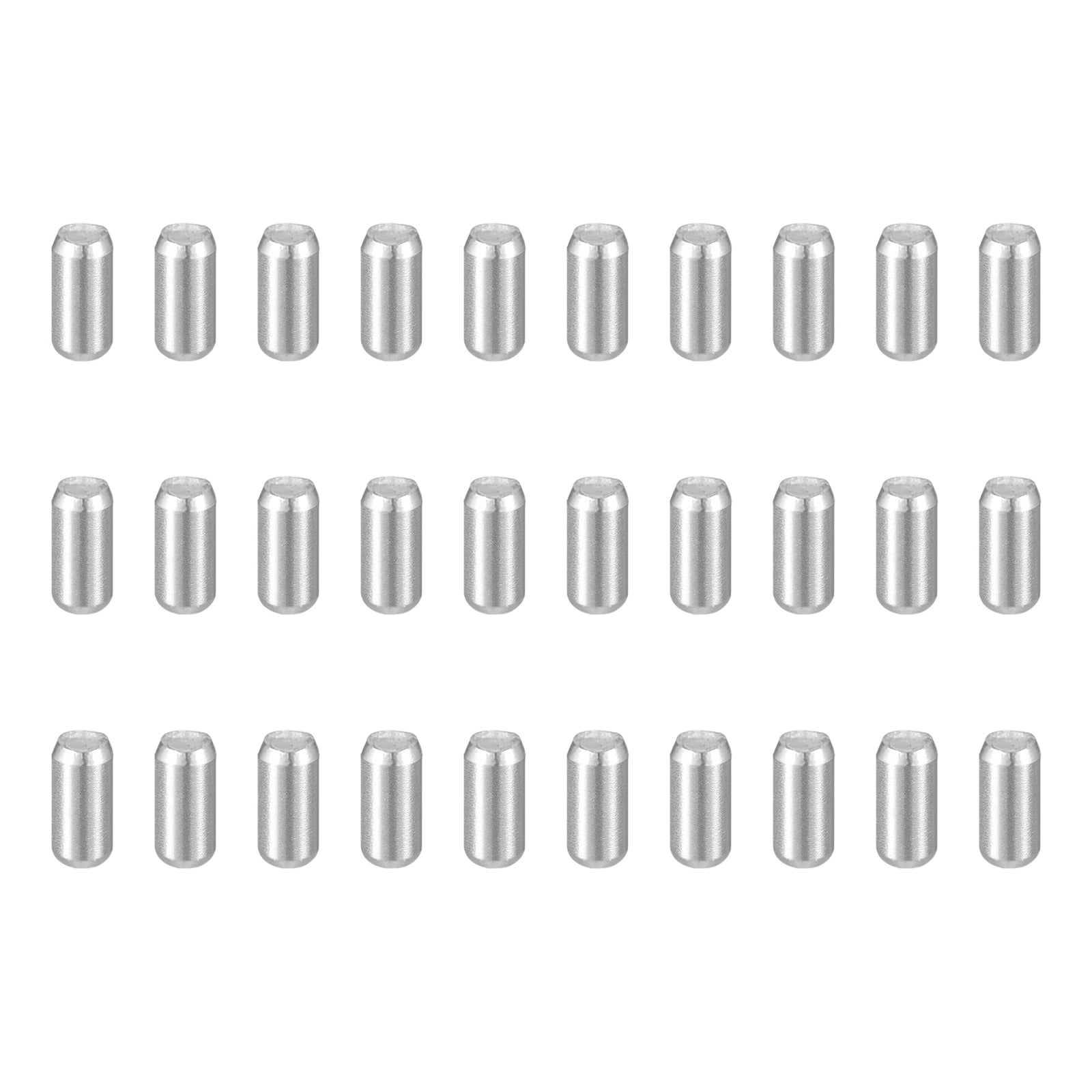 Uxcell 100pcs Dowel Pins M2.5(2.5mm) x 4mm 304 Stainless Steel ...