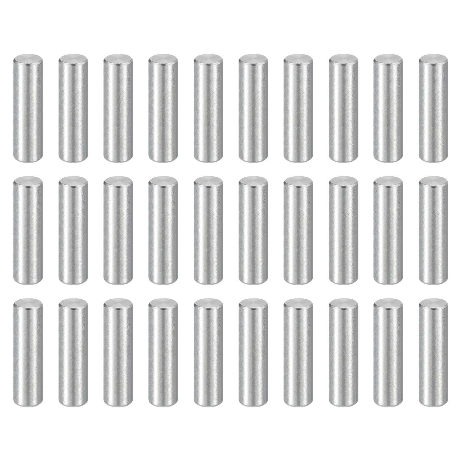 Uxcell 100pcs Dowel Pins M3(3mm) x 11mm 304 Stainless Steel Cylindrical ...