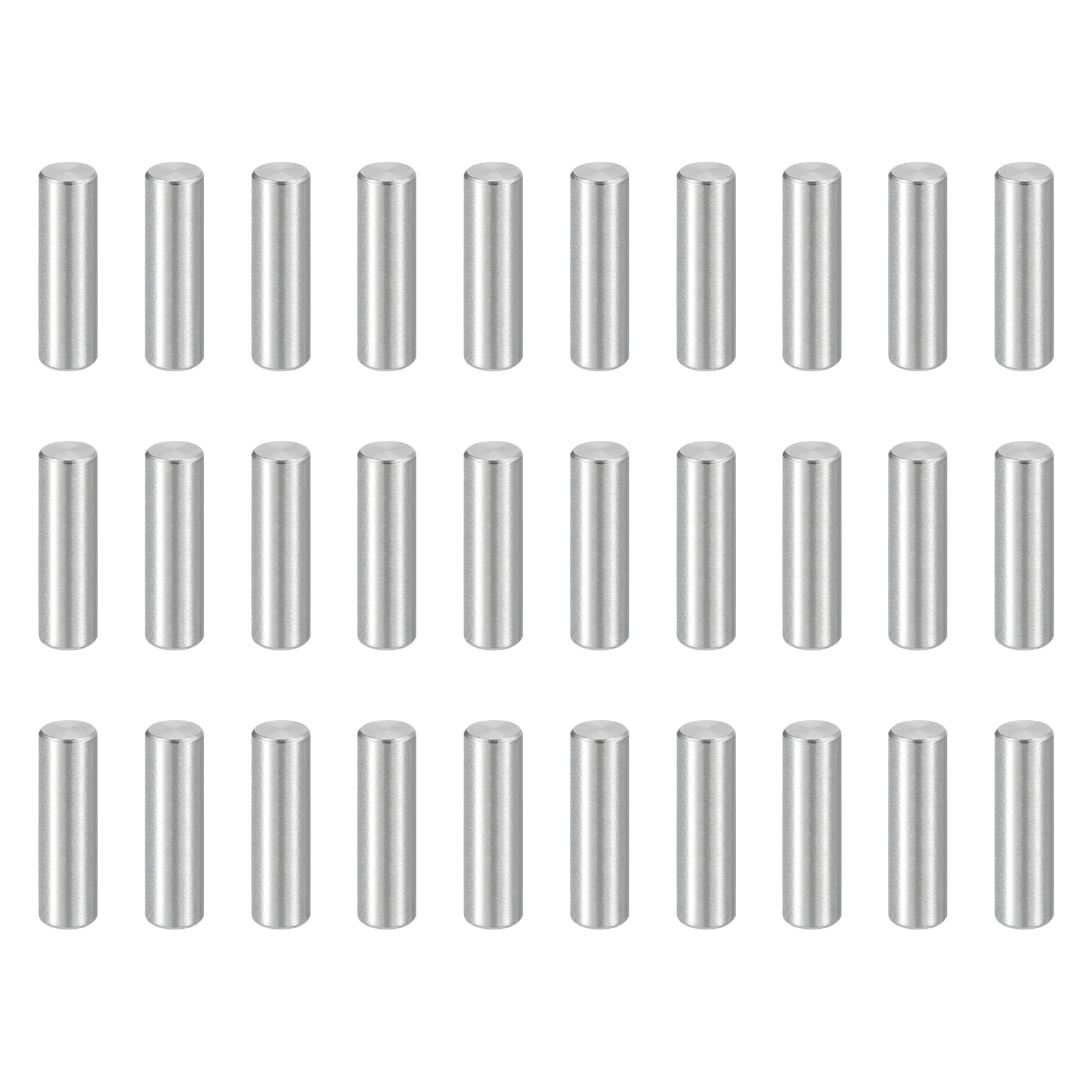 Uxcell 100pcs Dowel Pins M3.5(3.5mm) x 14mm 304 Stainless Steel ...