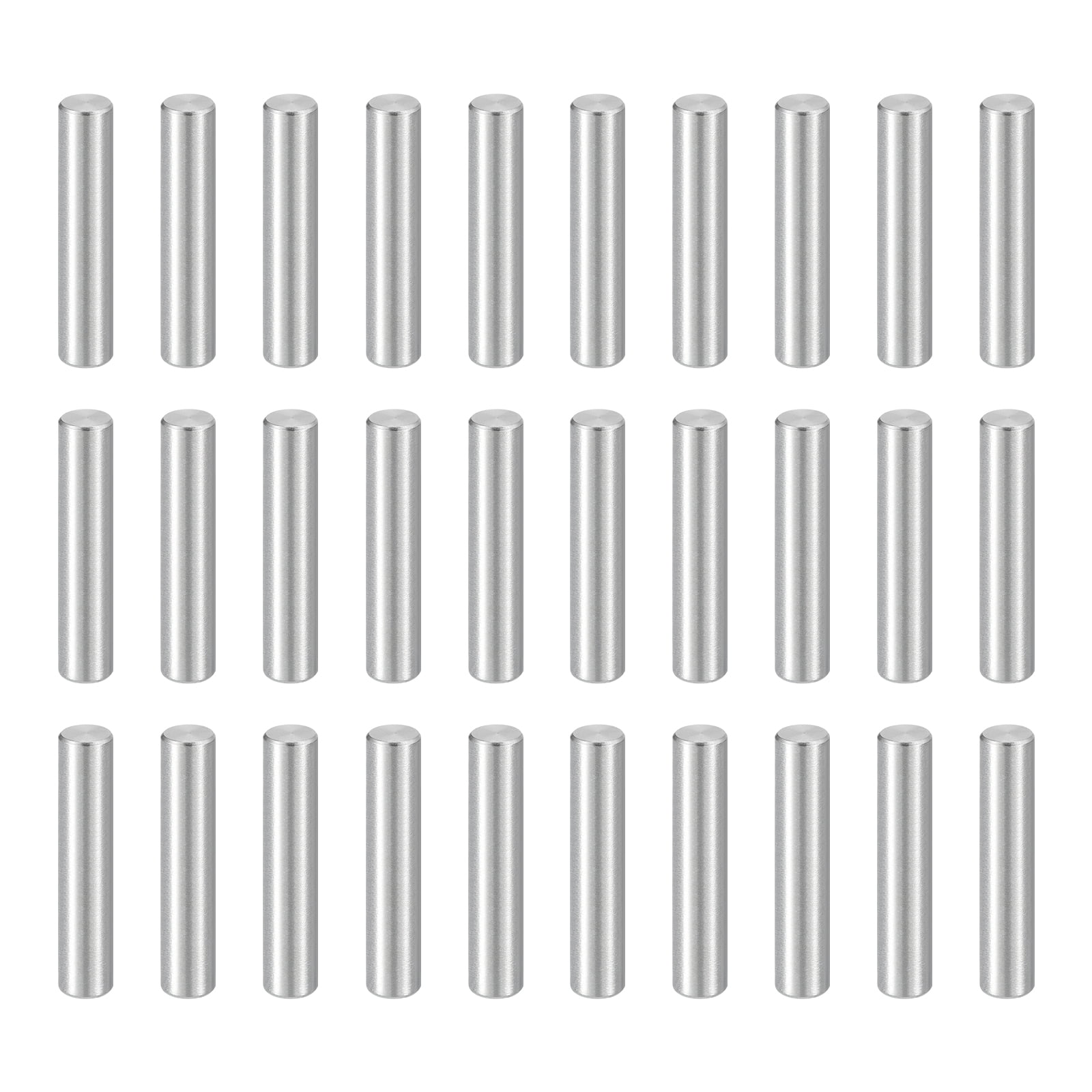 Uxcell 100pcs Dowel Pins M3.5(3.5mm) x 20mm 304 Stainless Steel ...