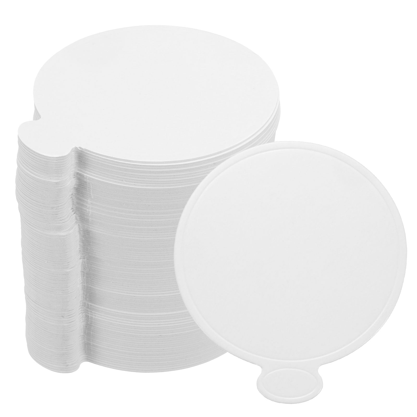 Uxcell 100pcs Mini Cake Boards, Mousse Cake Cardboards Round for Cake ...