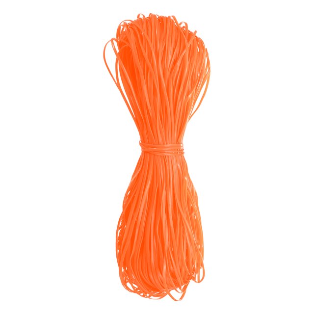 Uxcell 100Pcs Plastic Landyard String 3.28ft Gimp Boondoggle Cord for ...