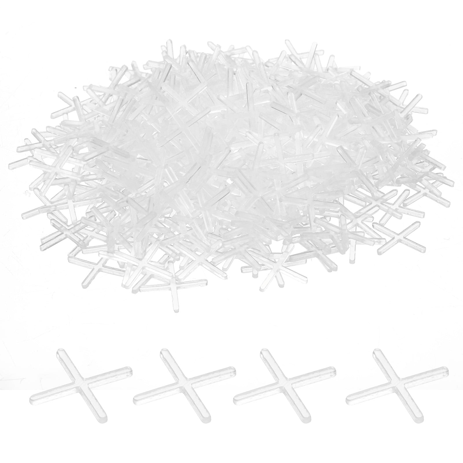 Uxcell 100pcs Tile Spacers 1.5mm Hard Plastic Cross Tiles Leveler ...