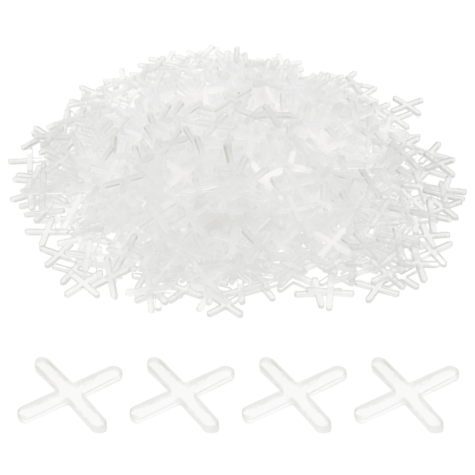 Uxcell 100pcs Tile Spacers 2.5mm Hard Plastic Cross Tiles Leveler ...