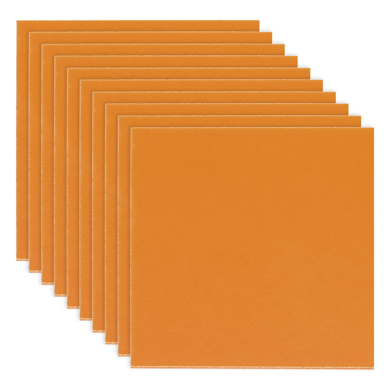 Uxcell 100x100x1mm Phenolic Plastic Board, 10 Pcs Resin Laminated Sheet ...