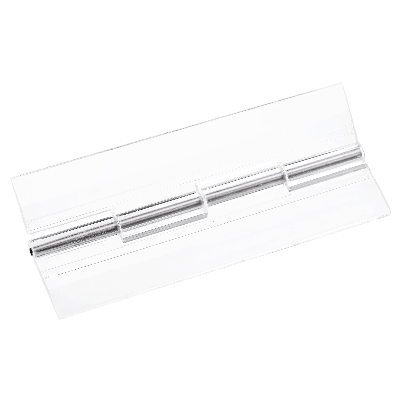 Uxcell 100x42mm Acrylic Hinges Clear Folding Hinge with Metal Shaft ...