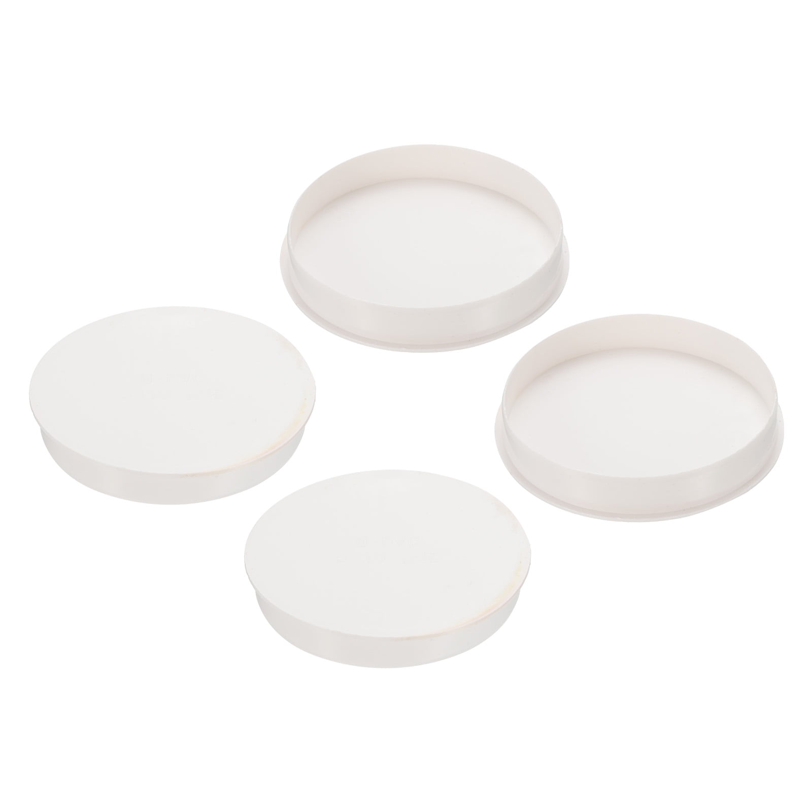 Uxcell 103mm OD Pipe Hole Plugs, 4 Pack PVC Round Tubing Insert Pipe ...