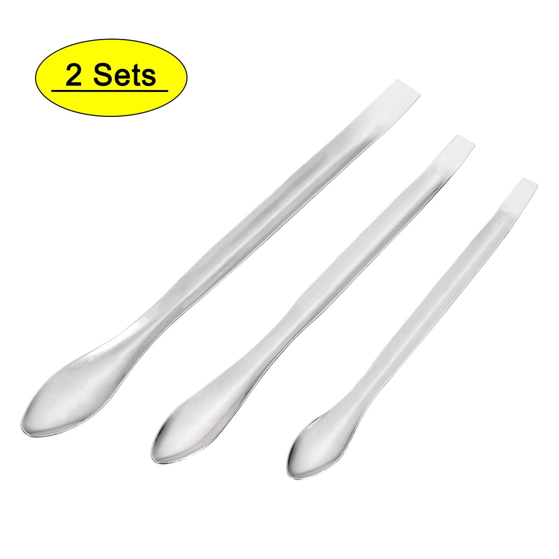 Uxcell 105/125/140mm Stainless Steel Micro Scoop Reagent Sample Spoon ...