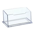 Uxcell 105x45x40mm Business Card Holder Acrylic 1 Slot Desktop Card ...