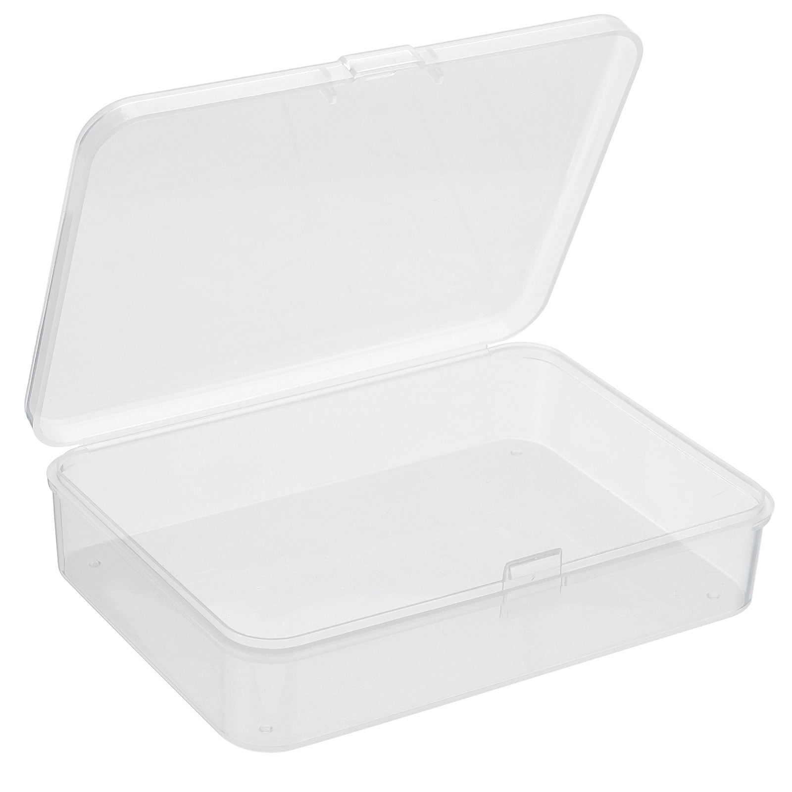 Uxcell 105x75x25mm Plastic Rectangular Clear Storage Container Box with ...