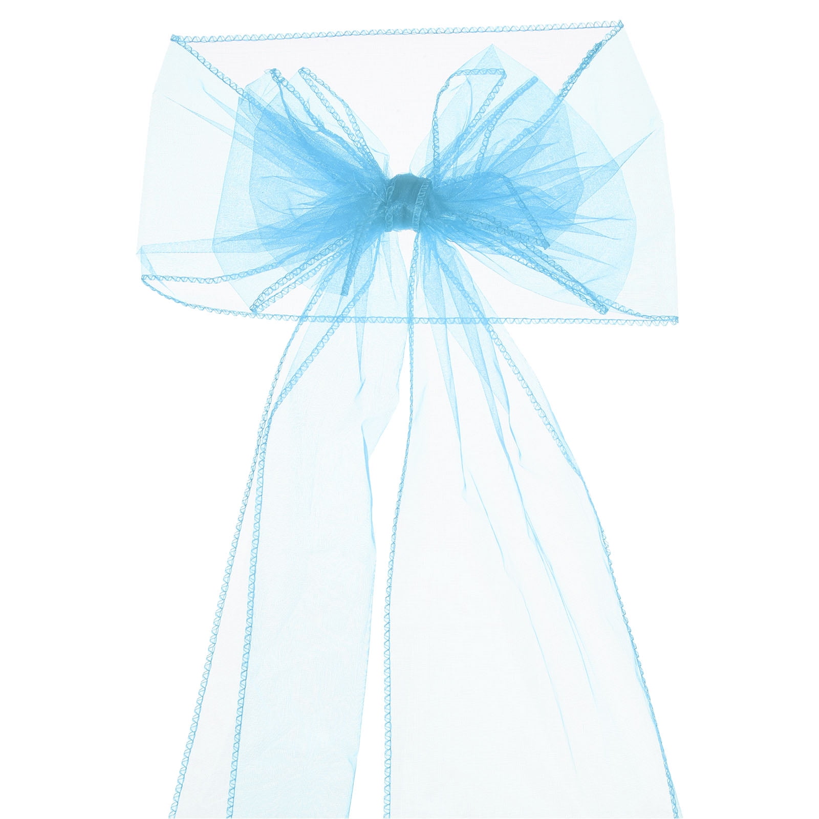 Uxcell 108 Inch Organza Chair Sashes Bow Sash Chiffon Ribbon Banquet ...