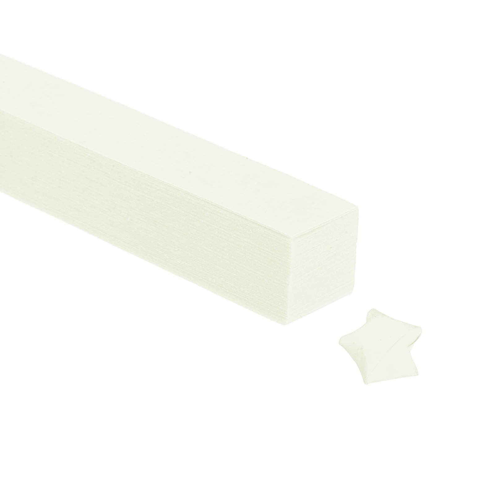 Uxcell 1080 Sheets Origami Star Paper Strips, Cream White Paper Star ...