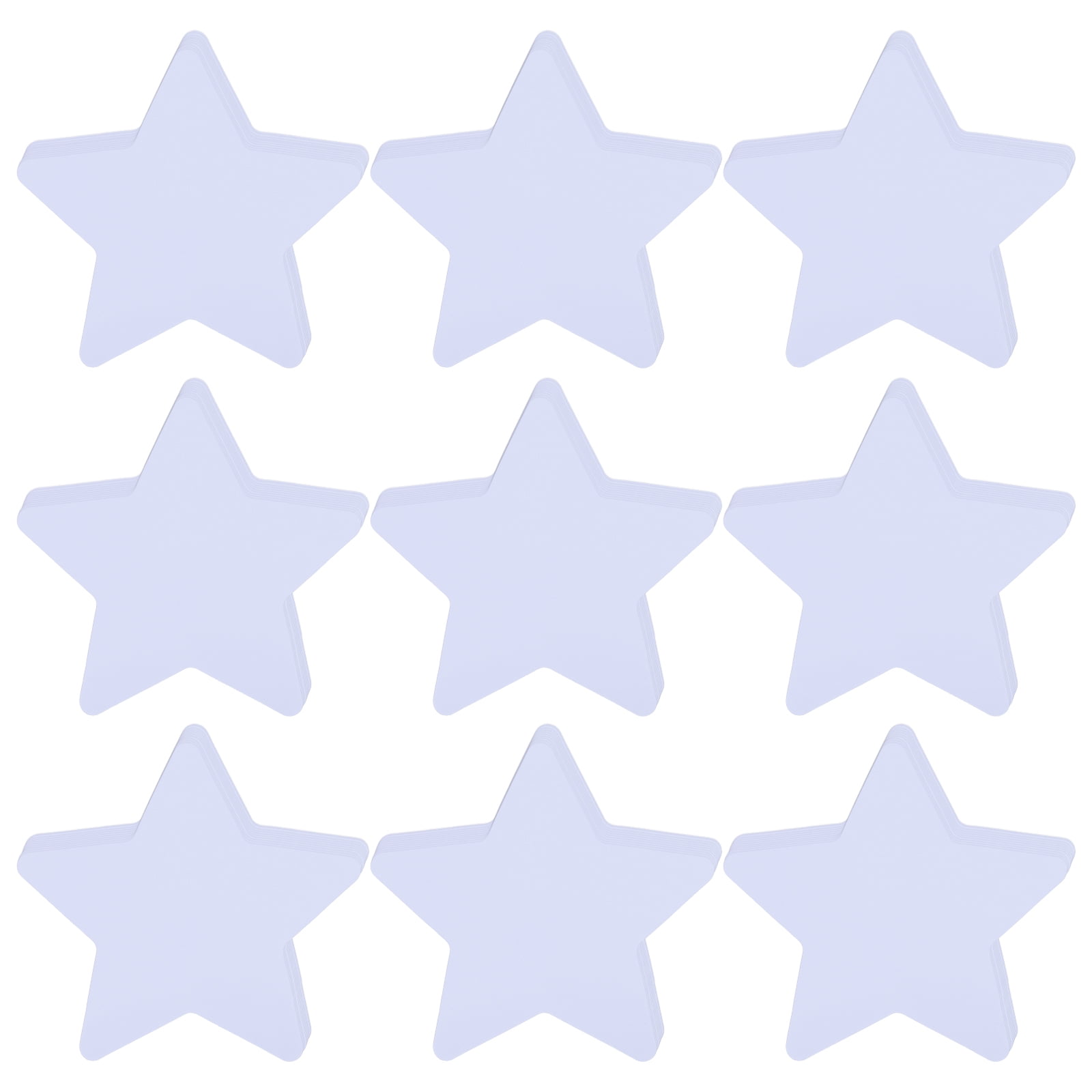 Uxcell 108Pcs Stars Cutouts, 3.5"x4" Paper Star Shaped Paper Cards for ...