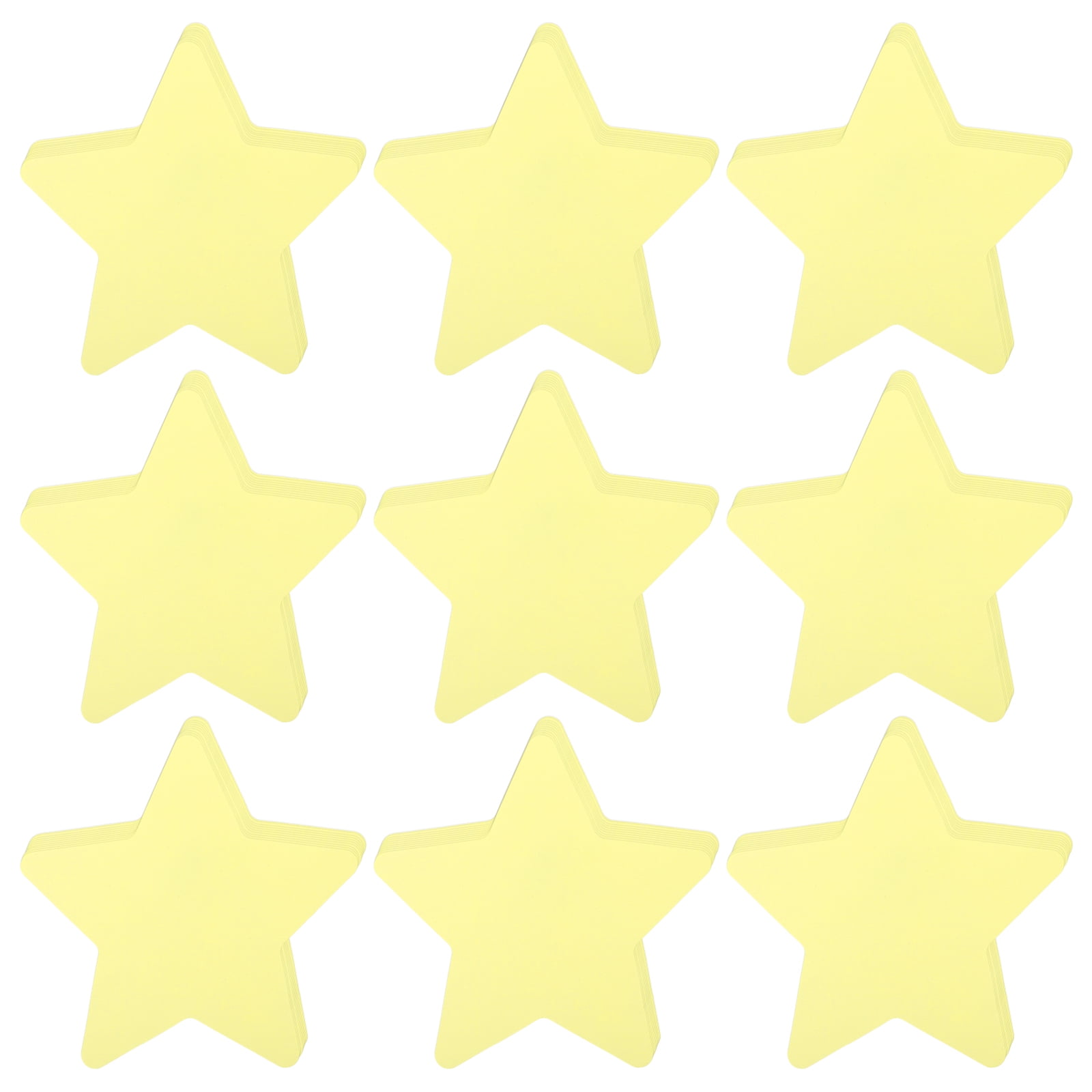 Uxcell 108Pcs Stars Cutouts, 3.5"x4" Paper Star Shaped Paper Cards for ...