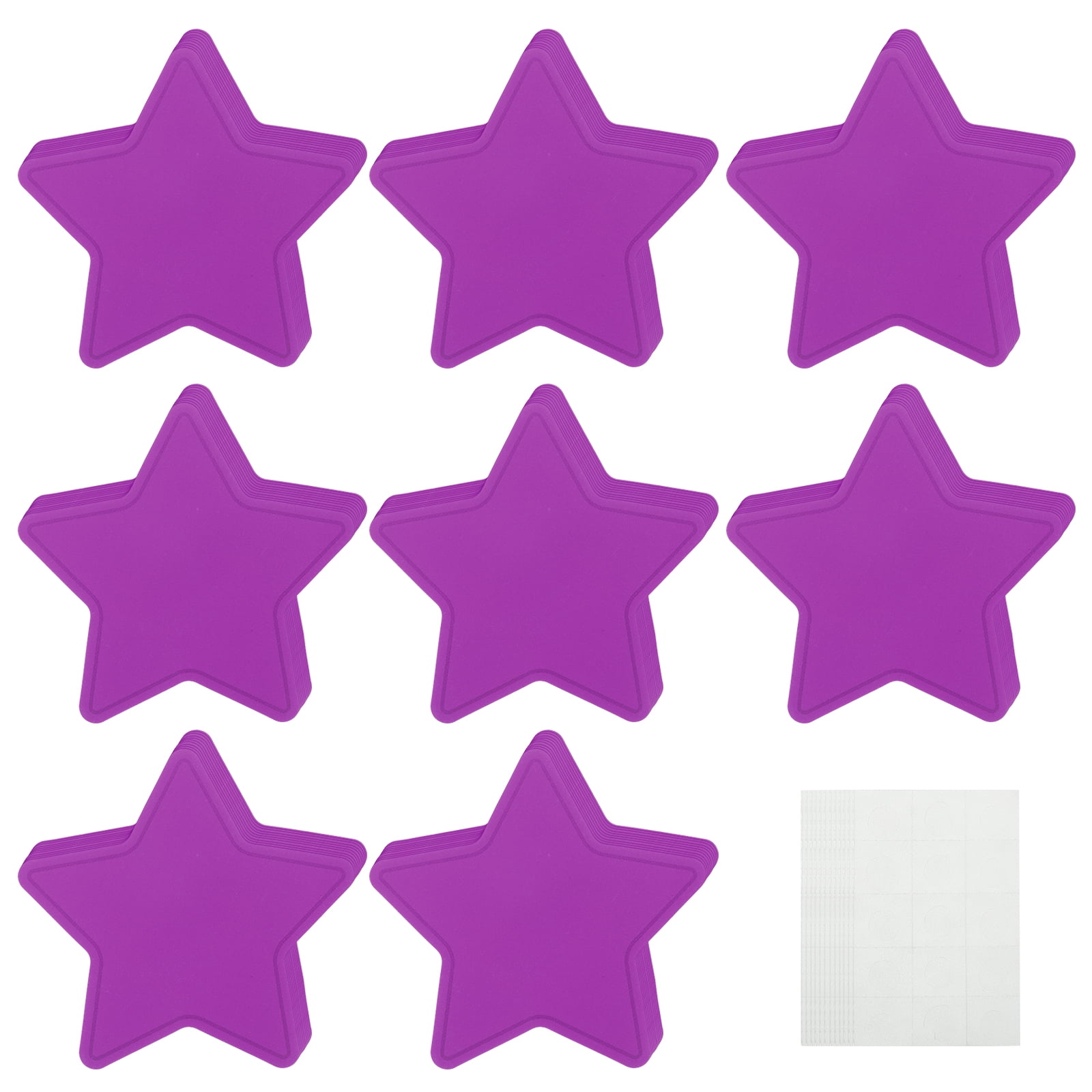 Uxcell 108Pcs Stars Cutouts, 3.5"x4" Paper Star Shaped Paper Cards for ...
