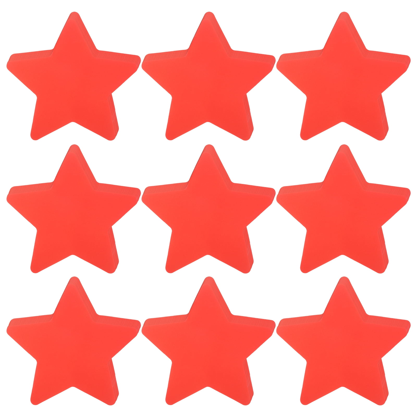 Uxcell 108Pcs Stars Cutouts, 3.5"x4" Paper Star Shaped Paper Cards for ...