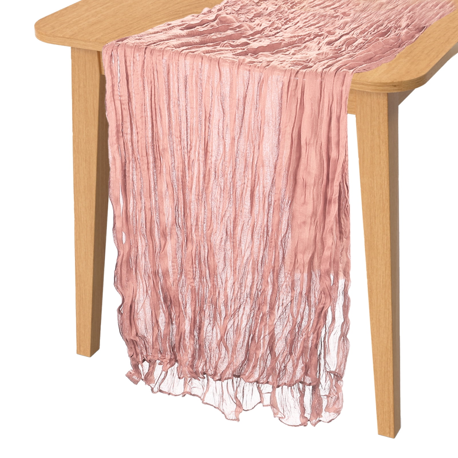 Uxcell 10Ft Cheesecloth Table Runner Rustic Gauze Terracotta Cheese ...