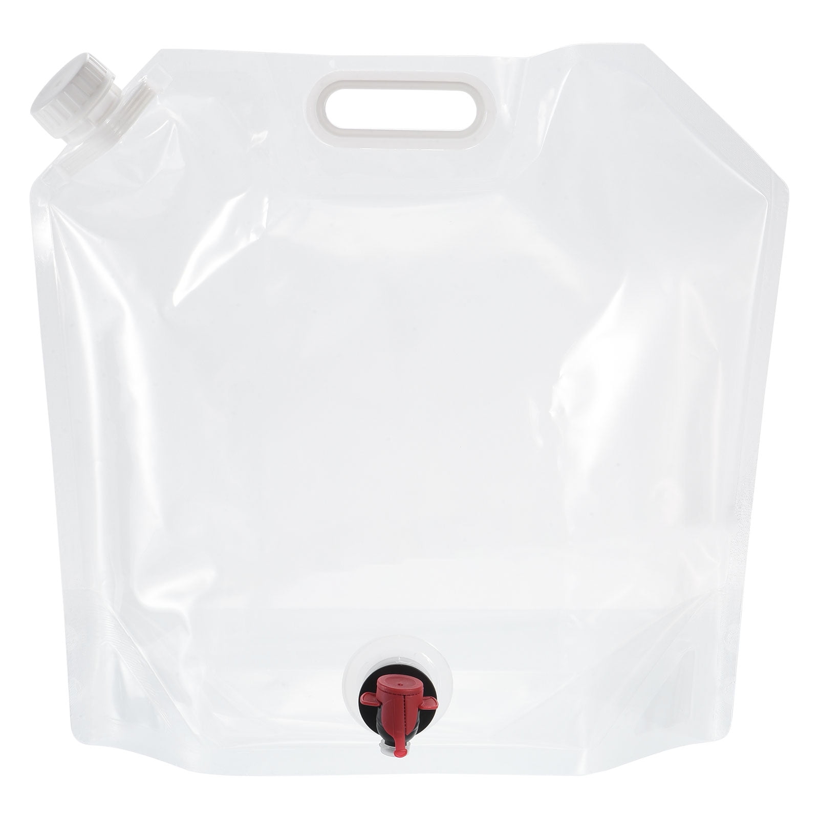 Uxcell 10L Collapsible Water Container Bag with Spigot PE Water Jug ...