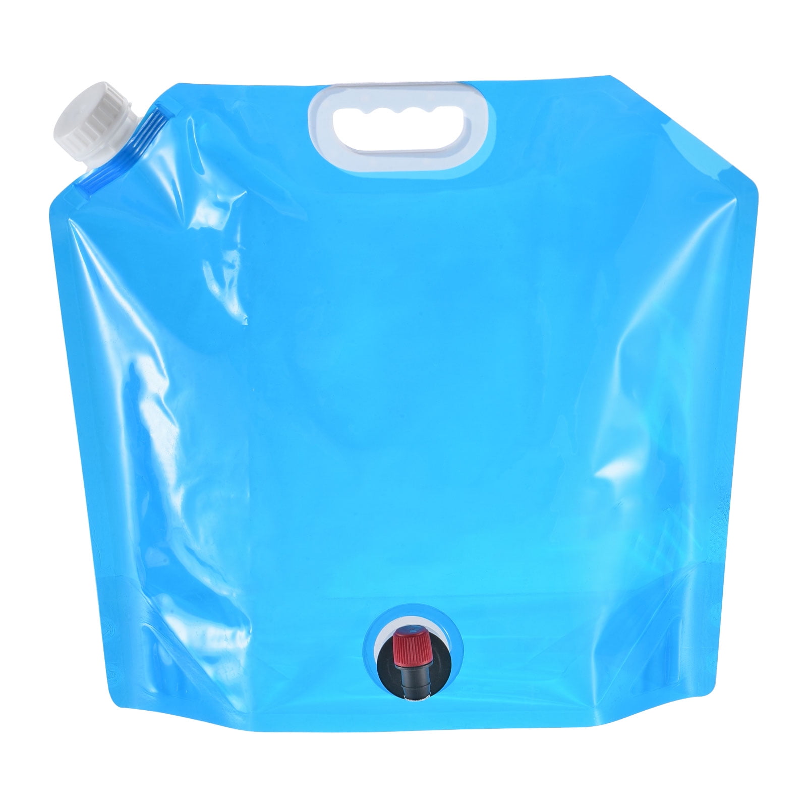 Uxcell 10L Collapsible Water Container Bag with Spigot Water Storage ...