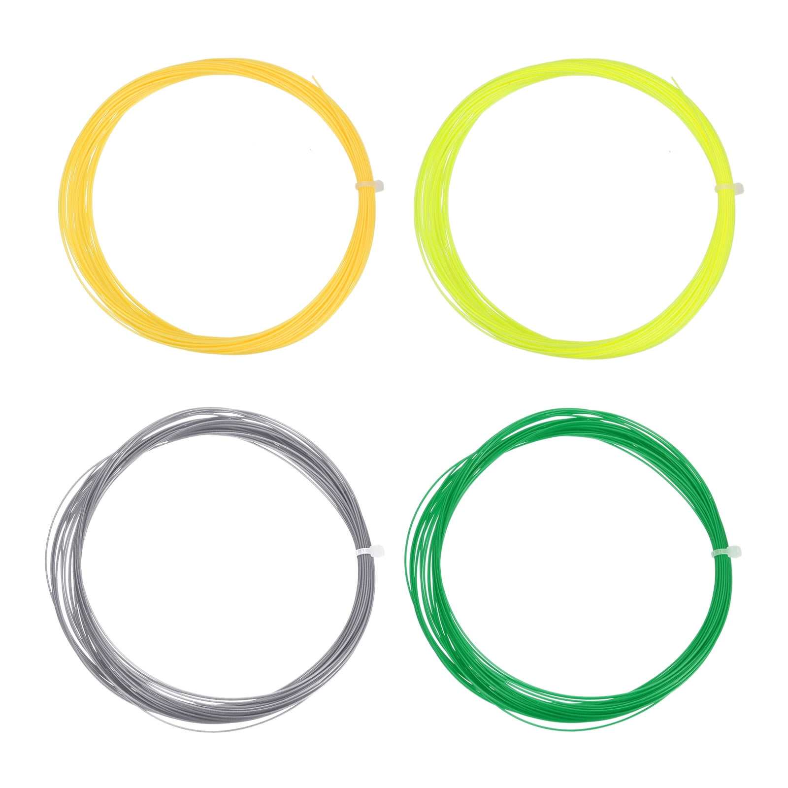 Uxcell 10M 0.75mm High Elastic Nylon Badminton Racket String Racquet ...