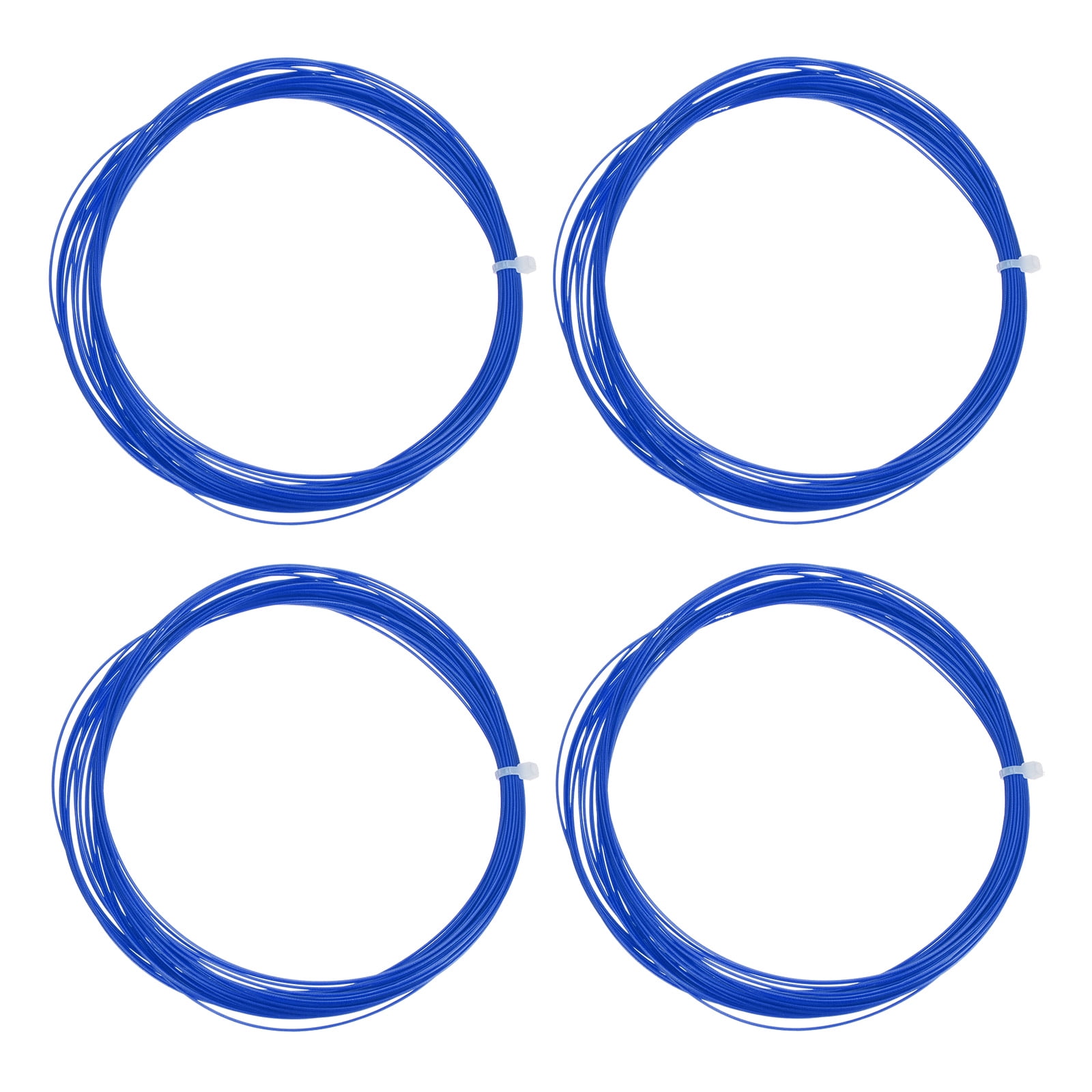 Uxcell 10M 0.75mm High Elastic Nylon Badminton Racket String Racquet ...