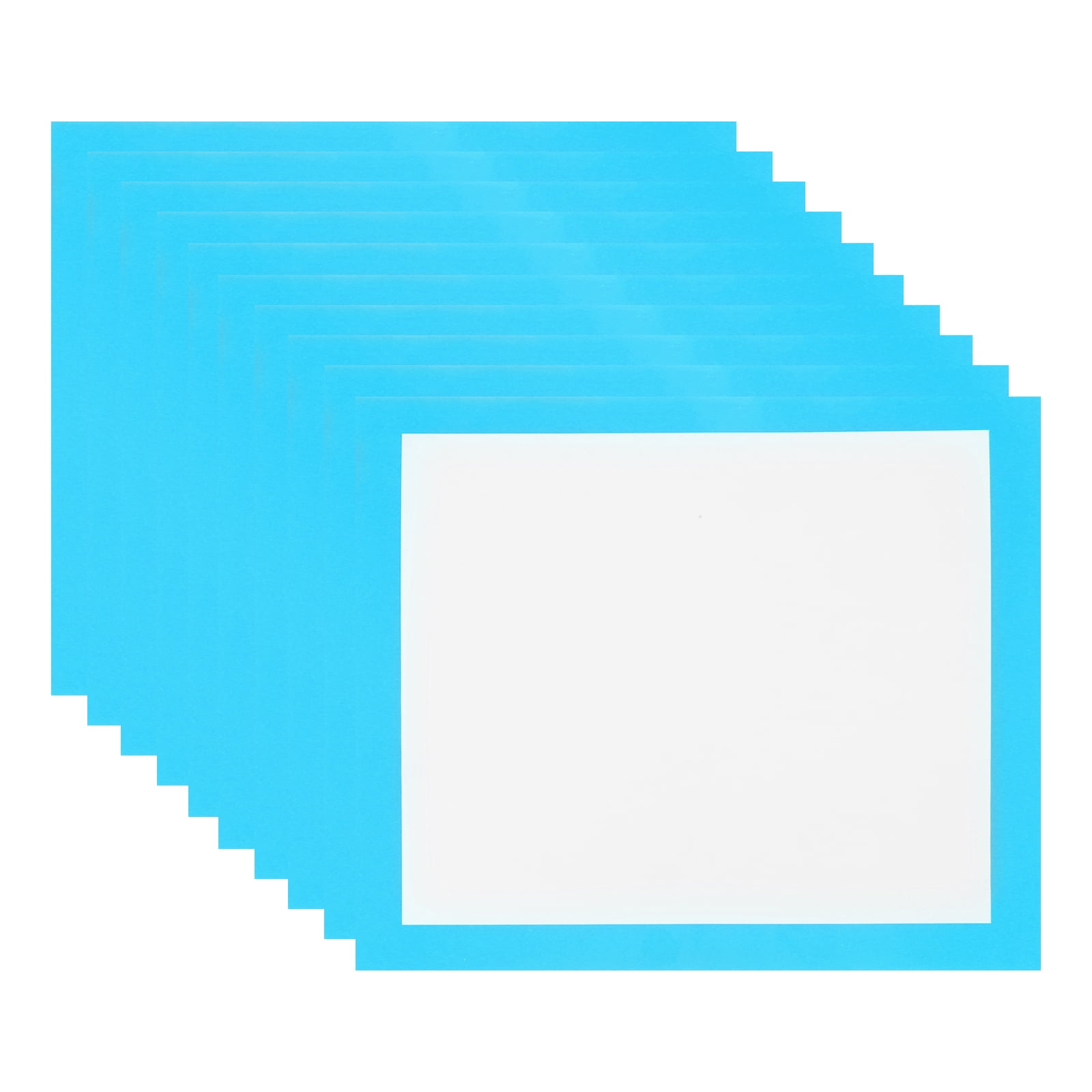 Uxcell 10PCS Painting Cardstock Paper, 13" x 13" Blue Calligraphy Paper ...