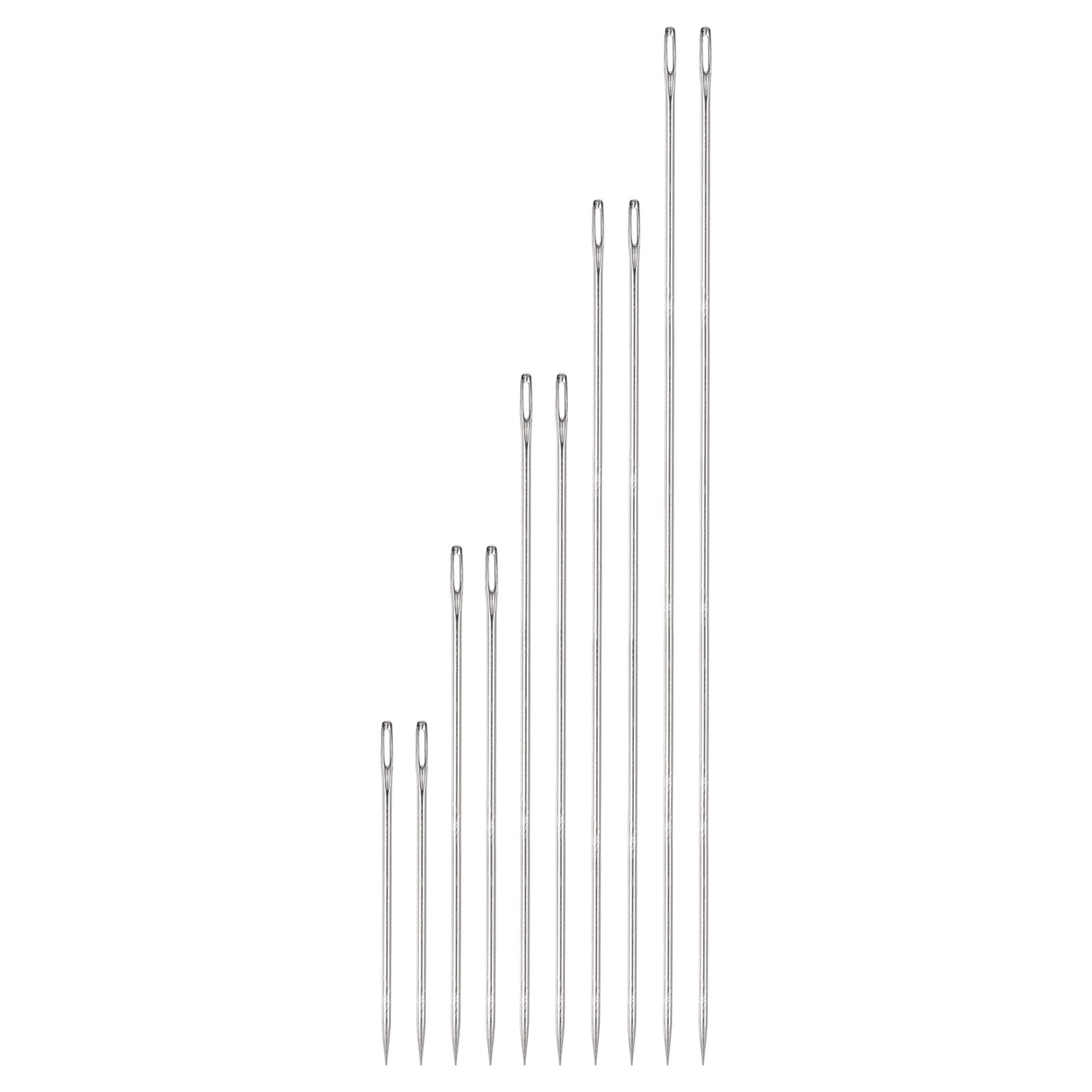 Uxcell 10PCS Upholstery Needle Large Eye Extra Long 4/6/8/10/12in ...