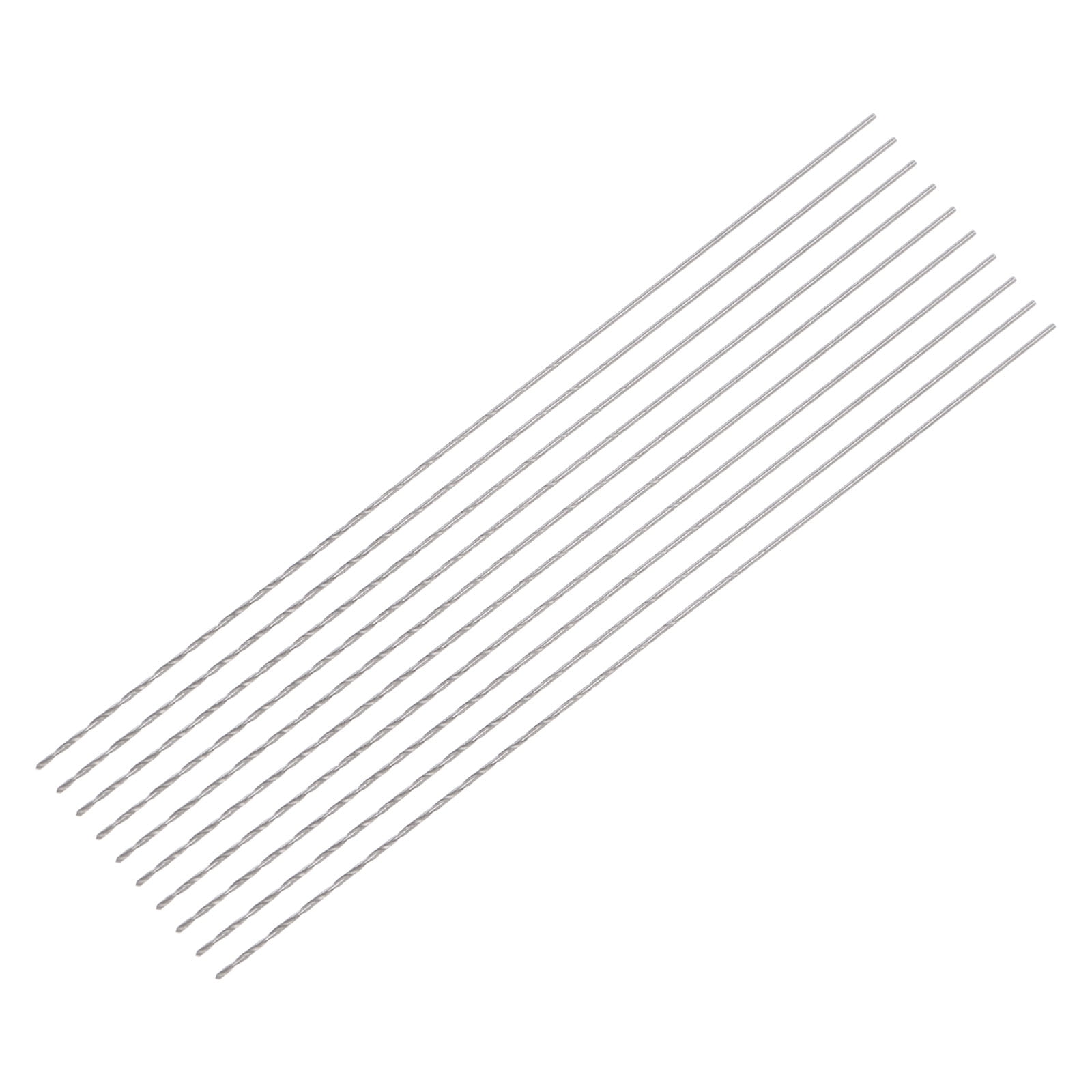 Uxcell 10Pack 0.5mm Mini Micro Twist Drill Bits, High-Speed Steel Extra ...