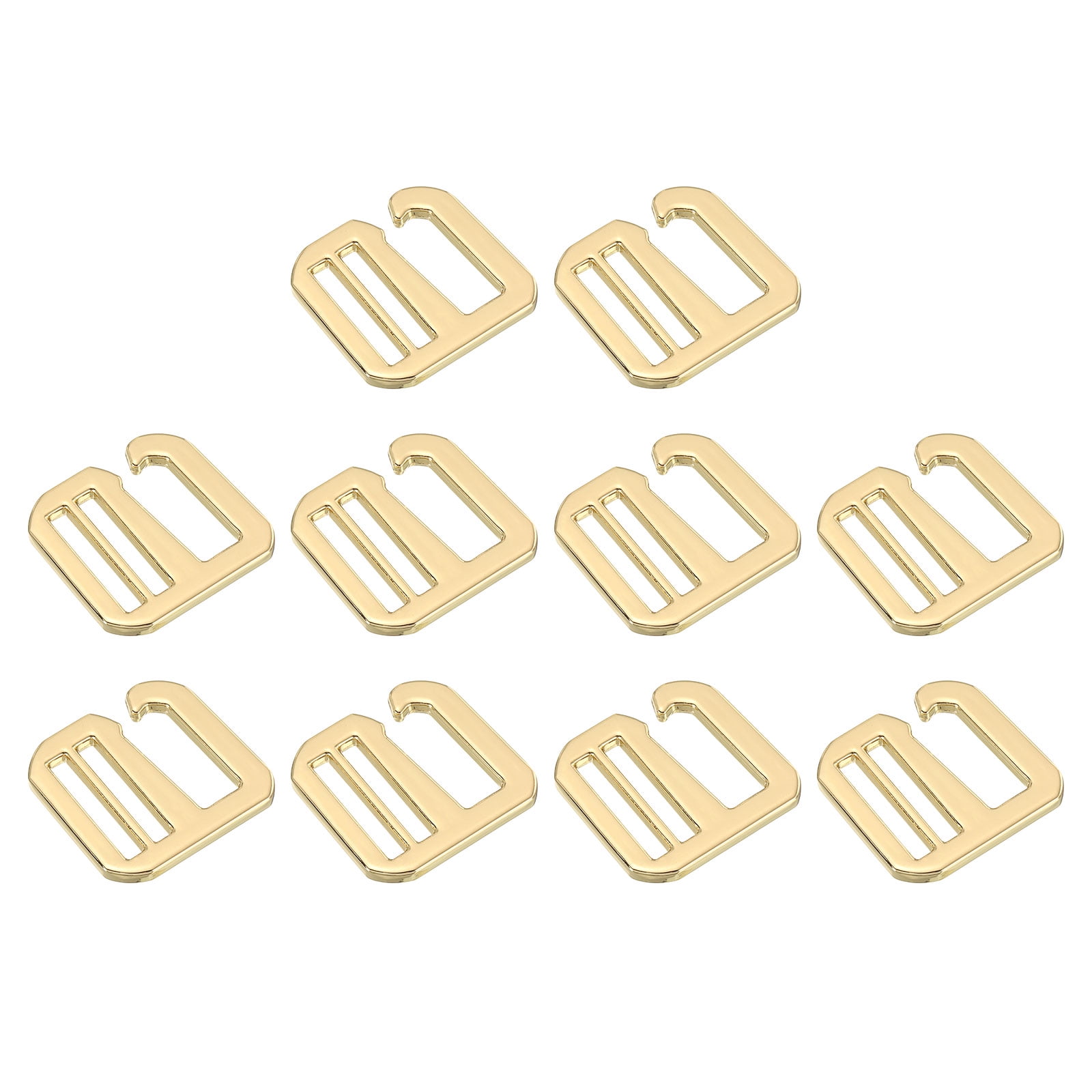 Uxcell 10Pack 0.79" Metal G-Hook Buckles Adjustable Flat Tri-Glide ...