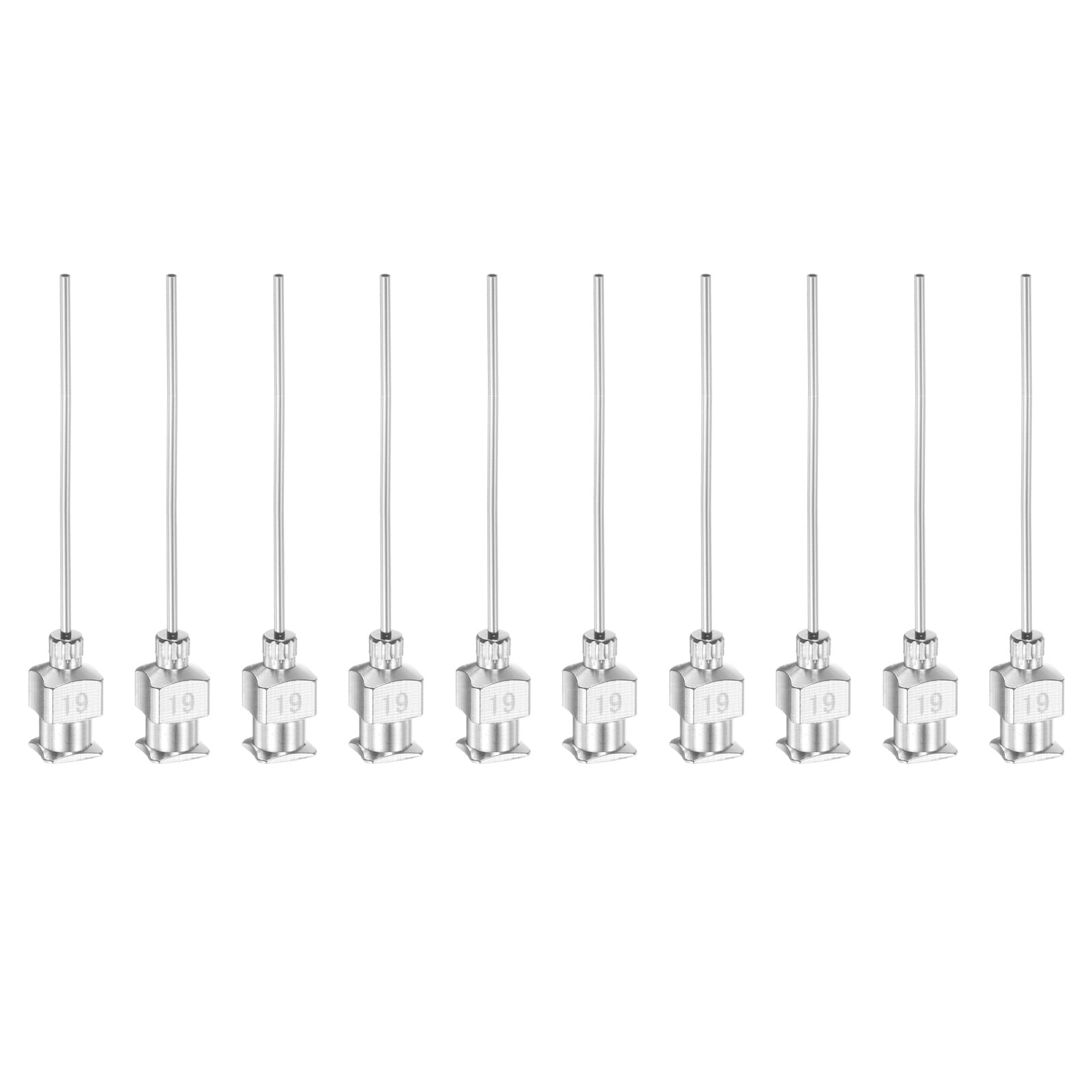 Uxcell 10Pack 19G Stainless Steel Dispensing Needles, 1 1/2" Glue ...