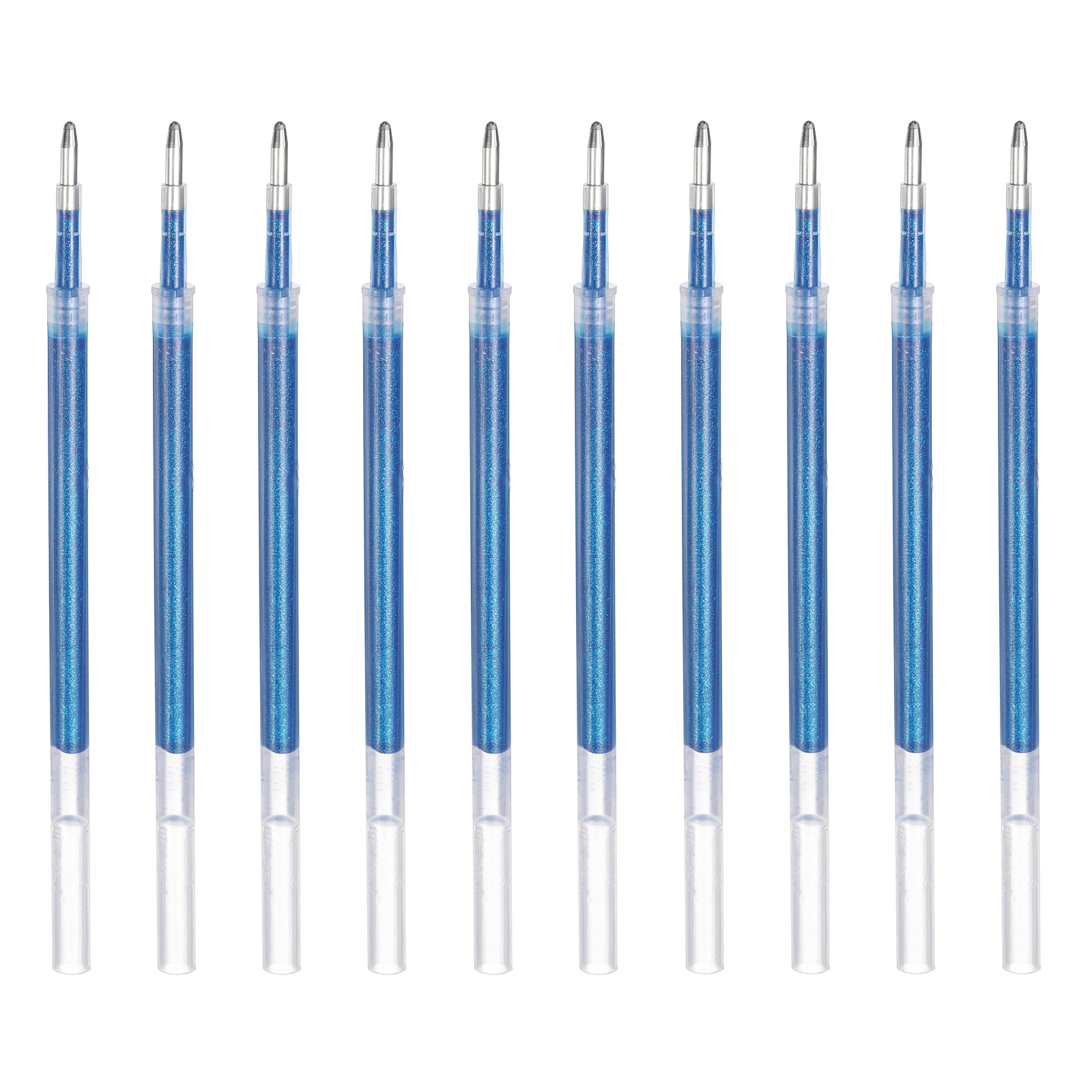Uxcell 10Pack 1mm Gel Pen Refills for Coloring, Broad Point Sparkle ...