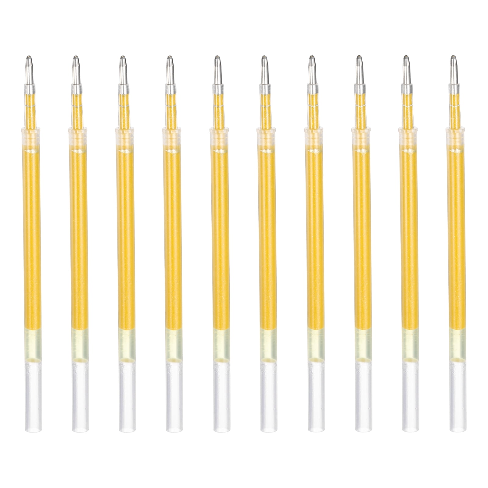 Uxcell 10Pack 1mm Gel Pen Refills for Coloring, Broad Point Sparkle ...