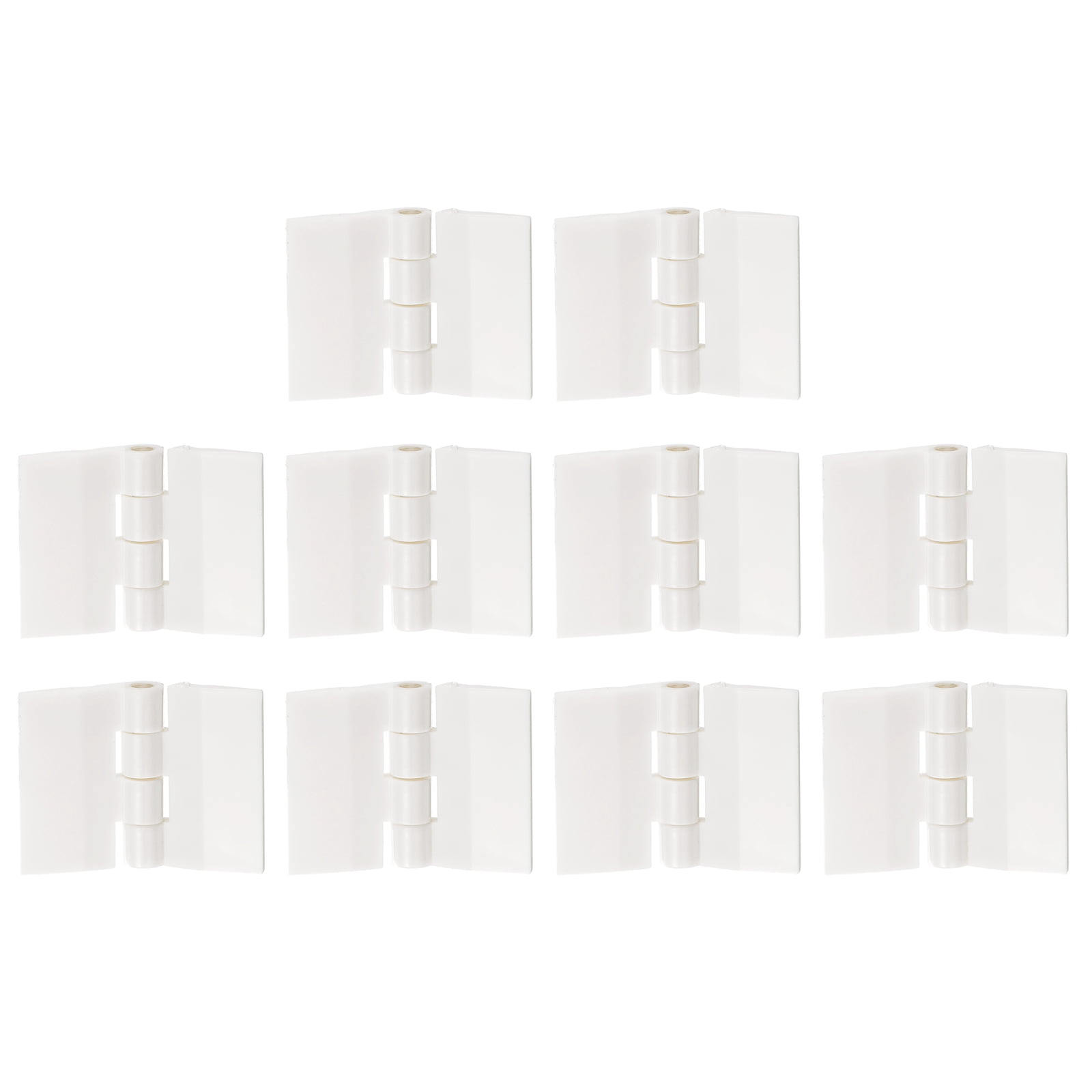 Uxcell 10Pack 1x1.34 Inch Acrylic Hinges Mini Hardware Folding Hinge ...