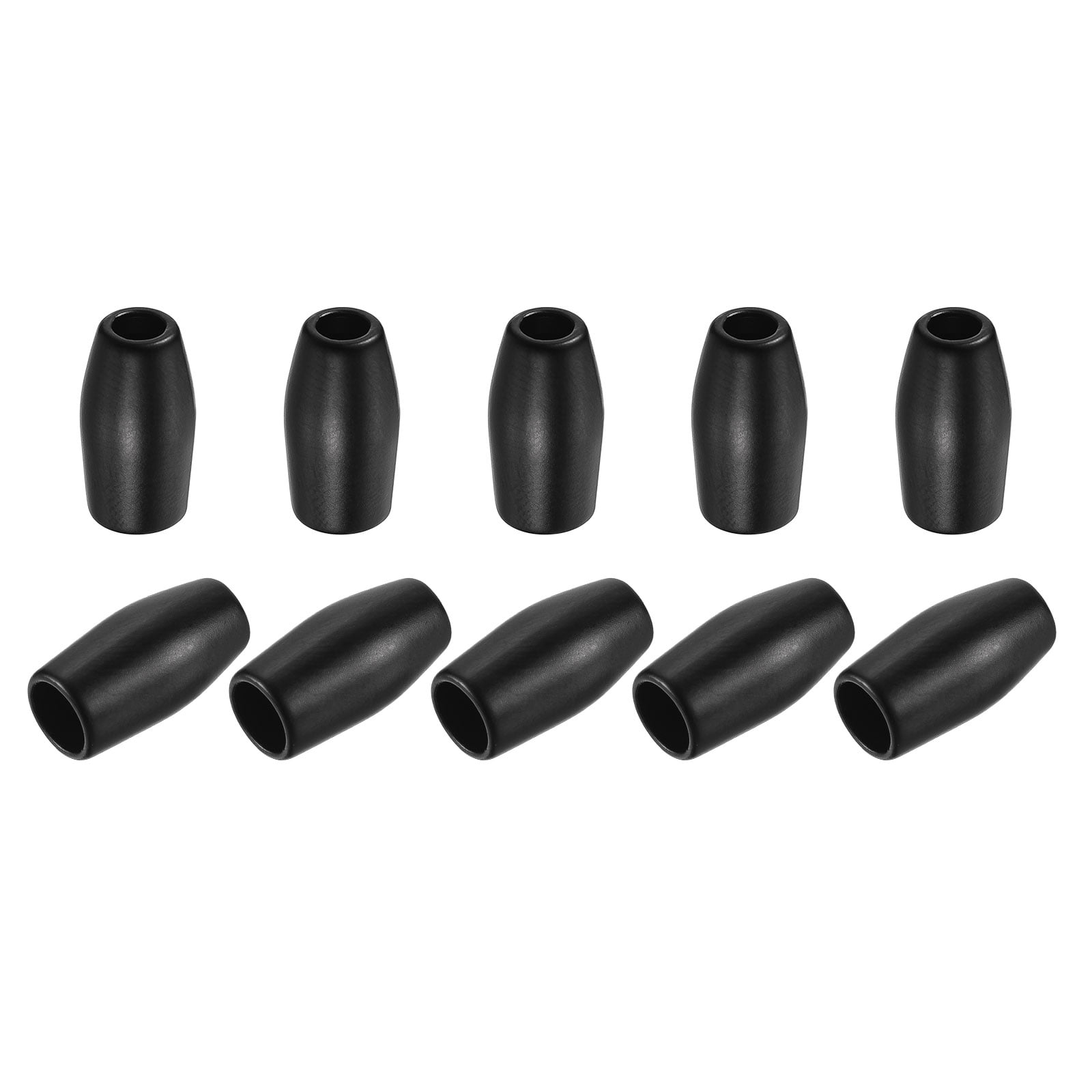 Uxcell 10Pack 3.7mm Metal Bell Stopper Conical Cord Ends Lock Rope ...