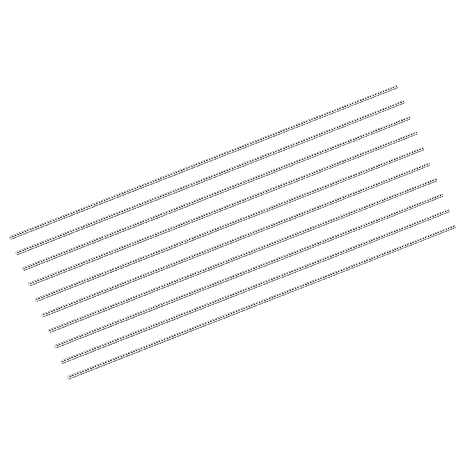 Uxcell 10Pack 304 Stainless Steel Rods, 1.5mm x 254mm Metal Solid Shaft ...