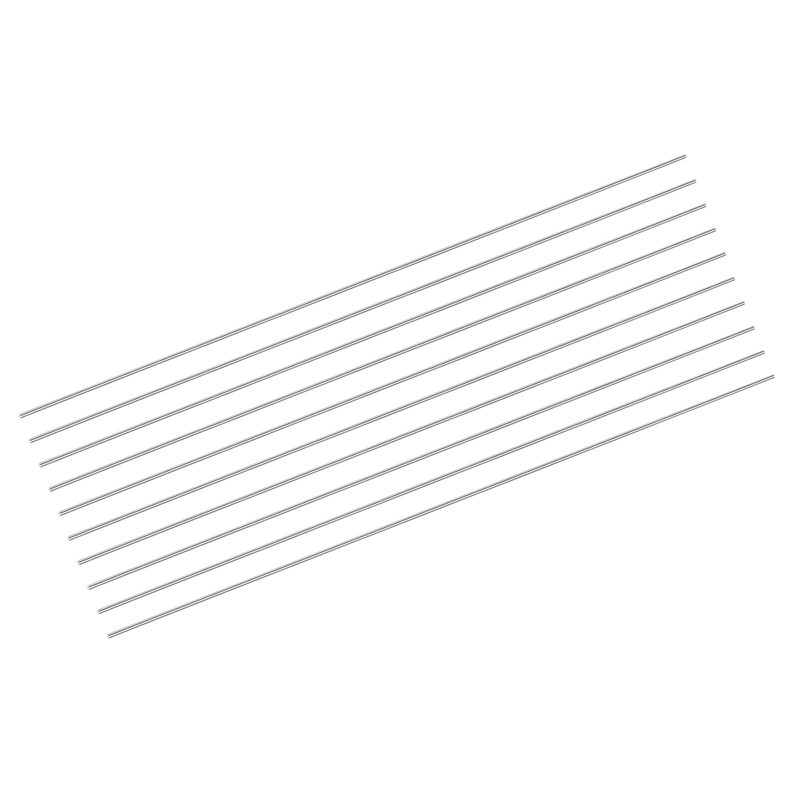 Uxcell 10Pack 304 Stainless Steel Rods, 1.5mm x 356mm Metal Solid Shaft ...