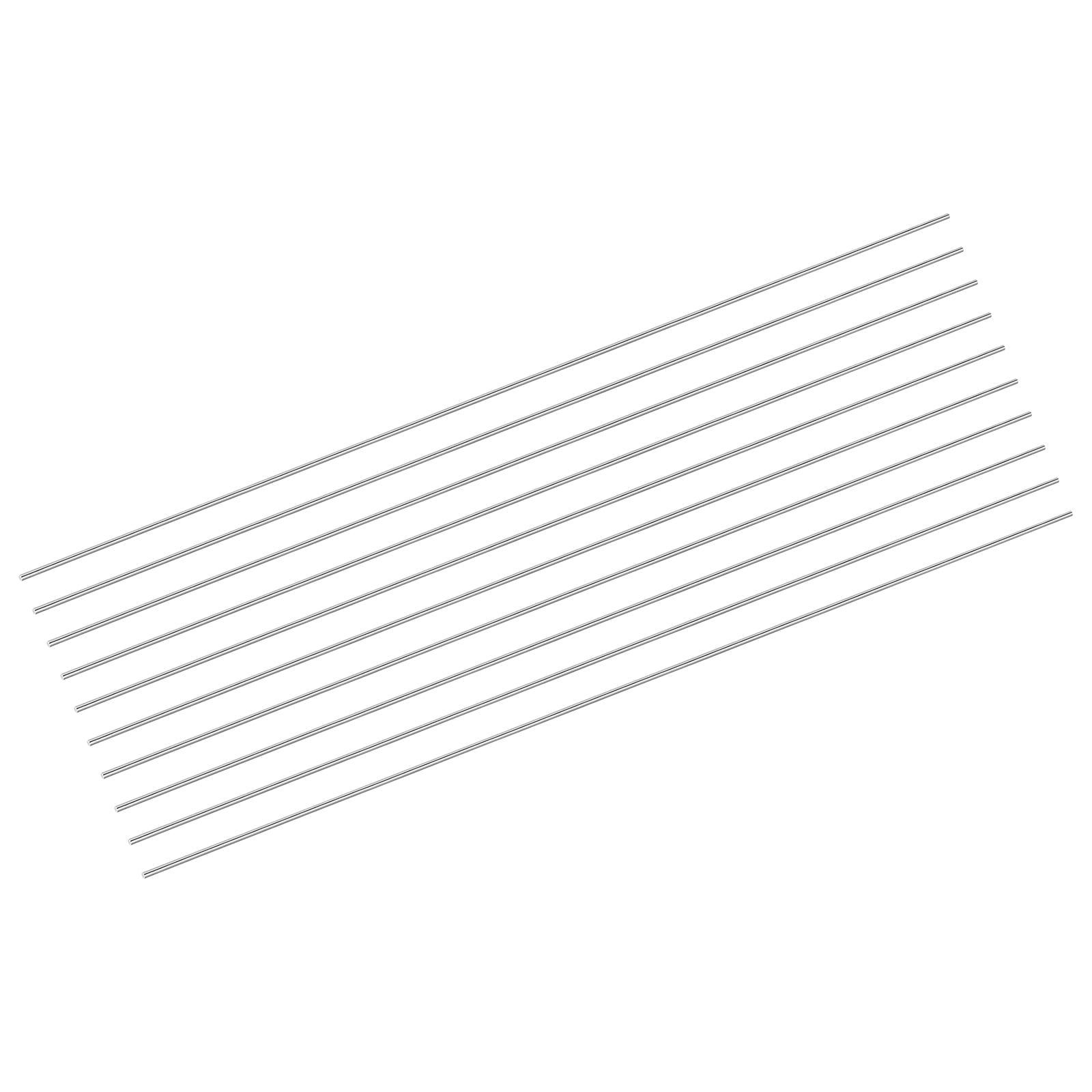 Uxcell 10Pack 304 Stainless Steel Rods, 1.8mm x 356mm Metal Solid Shaft ...
