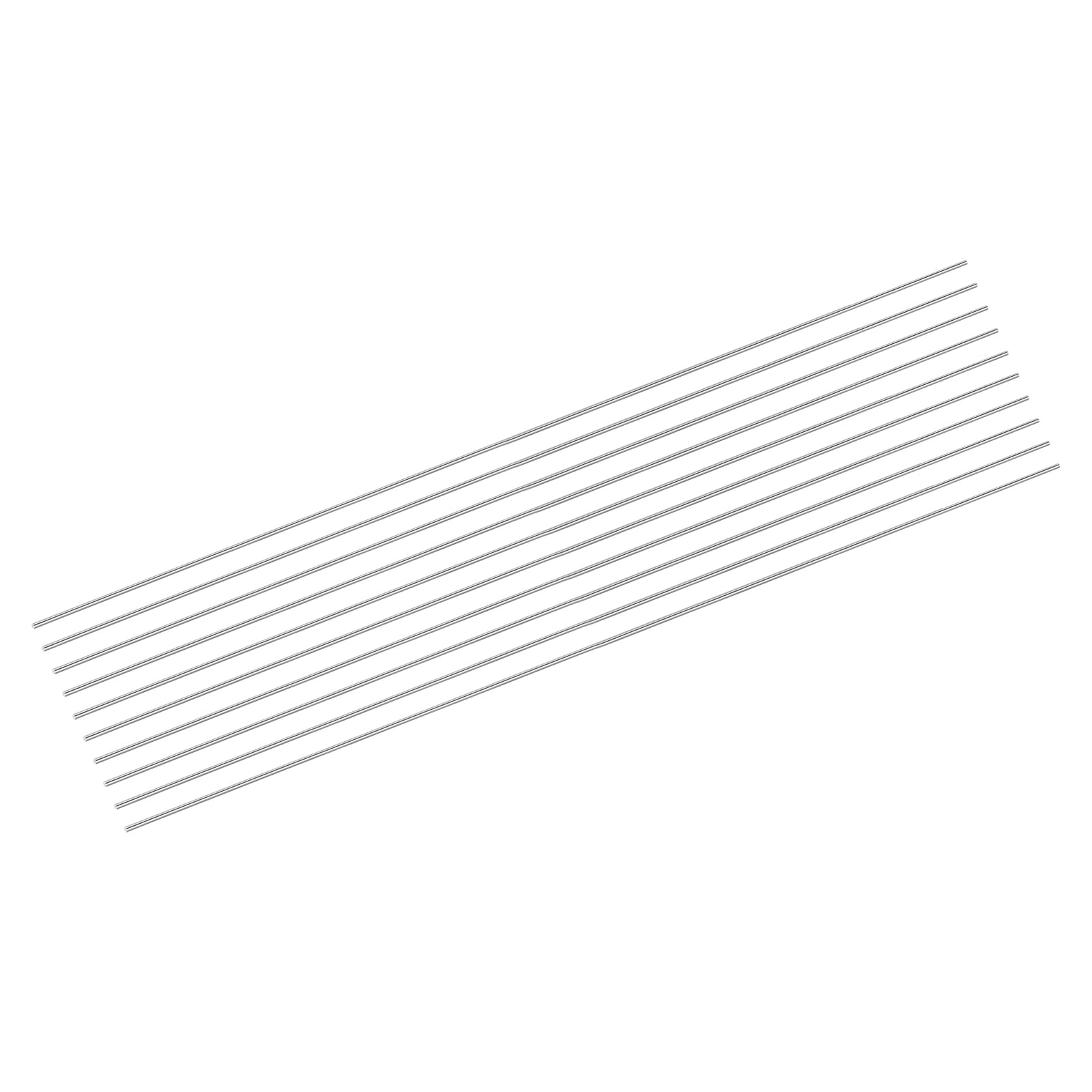 Uxcell 10Pack 304 Stainless Steel Rods, 1mm x 204mm Metal Solid Shaft ...