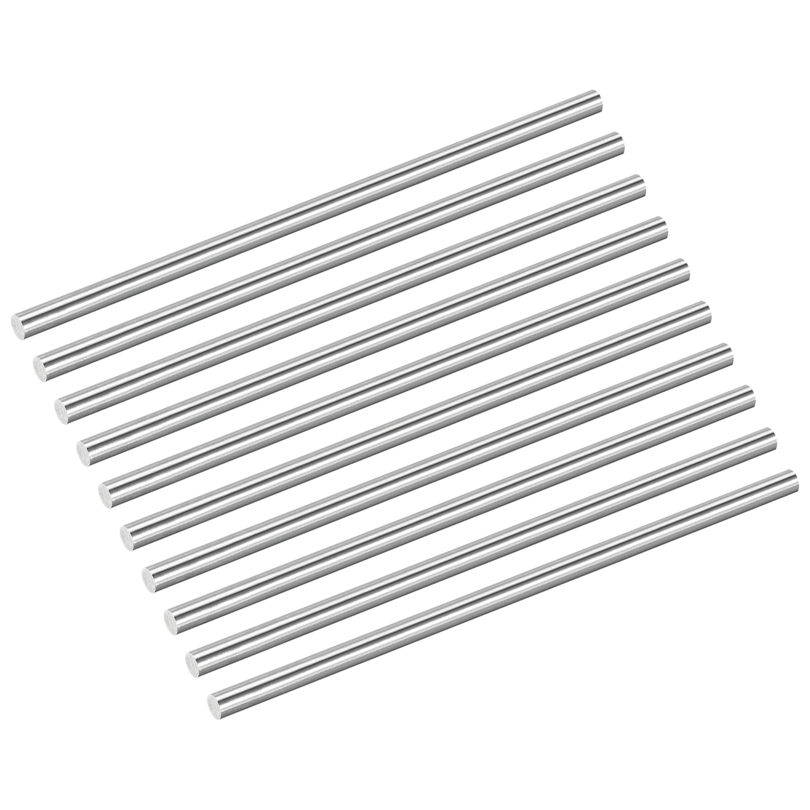 Uxcell 10Pack 304 Stainless Steel Rods, 3mm x 77mm Metal Solid Shaft ...