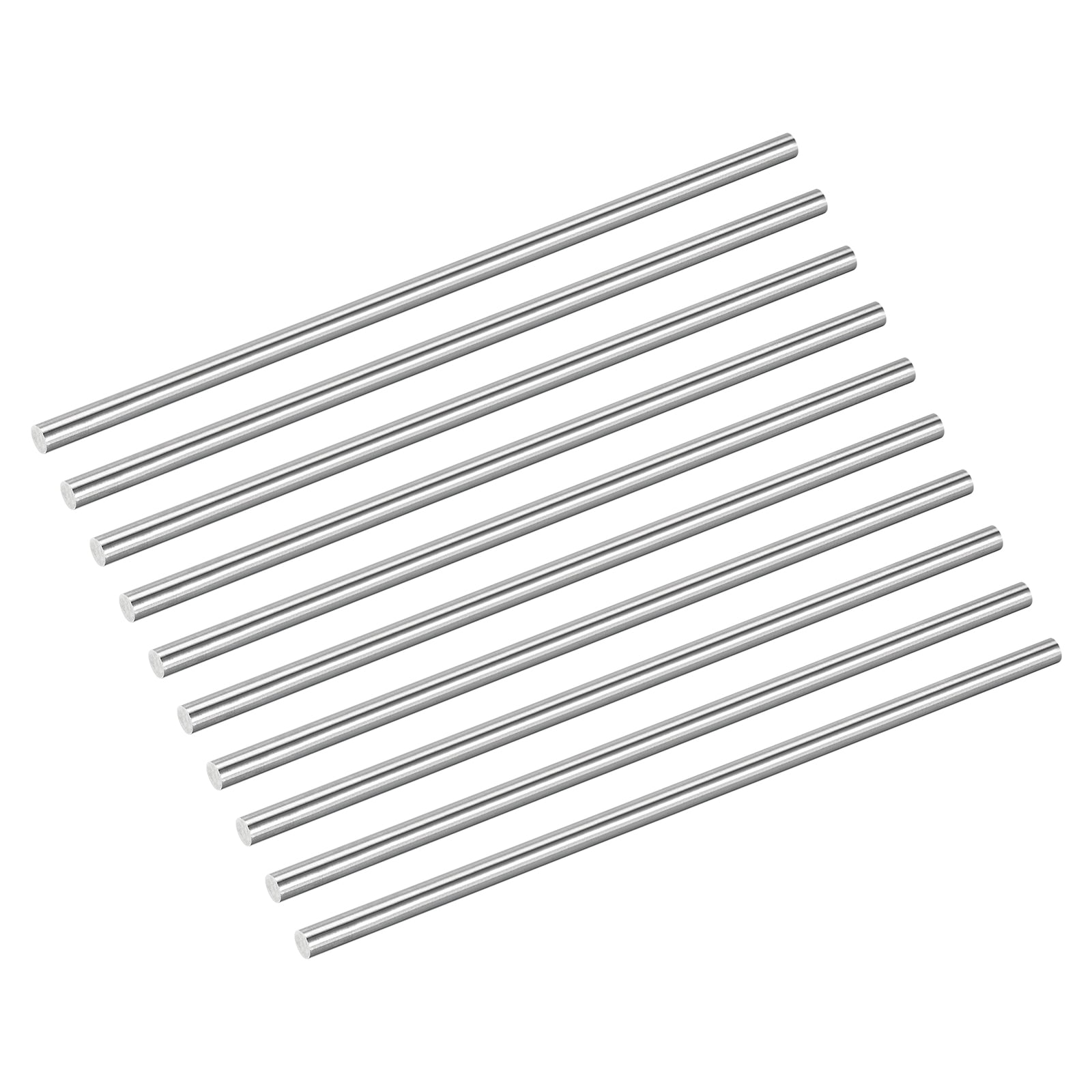 Uxcell 10Pack 304 Stainless Steel Rods, 4.5mm x 153mm Metal Solid Shaft ...